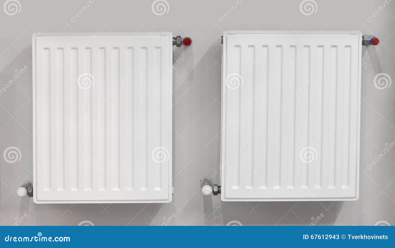 Two heating radiators stock image. Image of water, household - 67612943