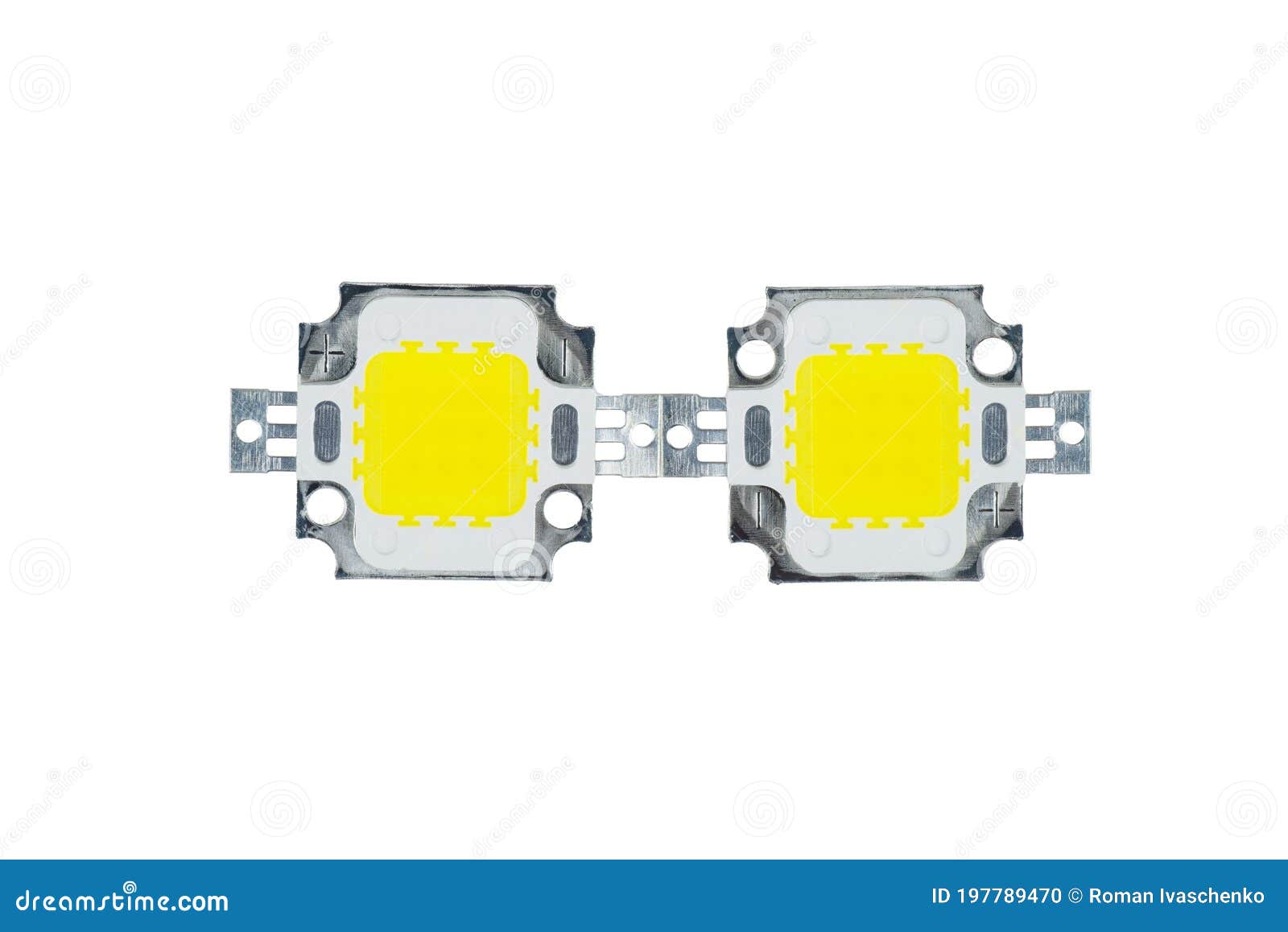 Two High Power SMD White Lighting LEDs Stock Photo - Image of modern ...