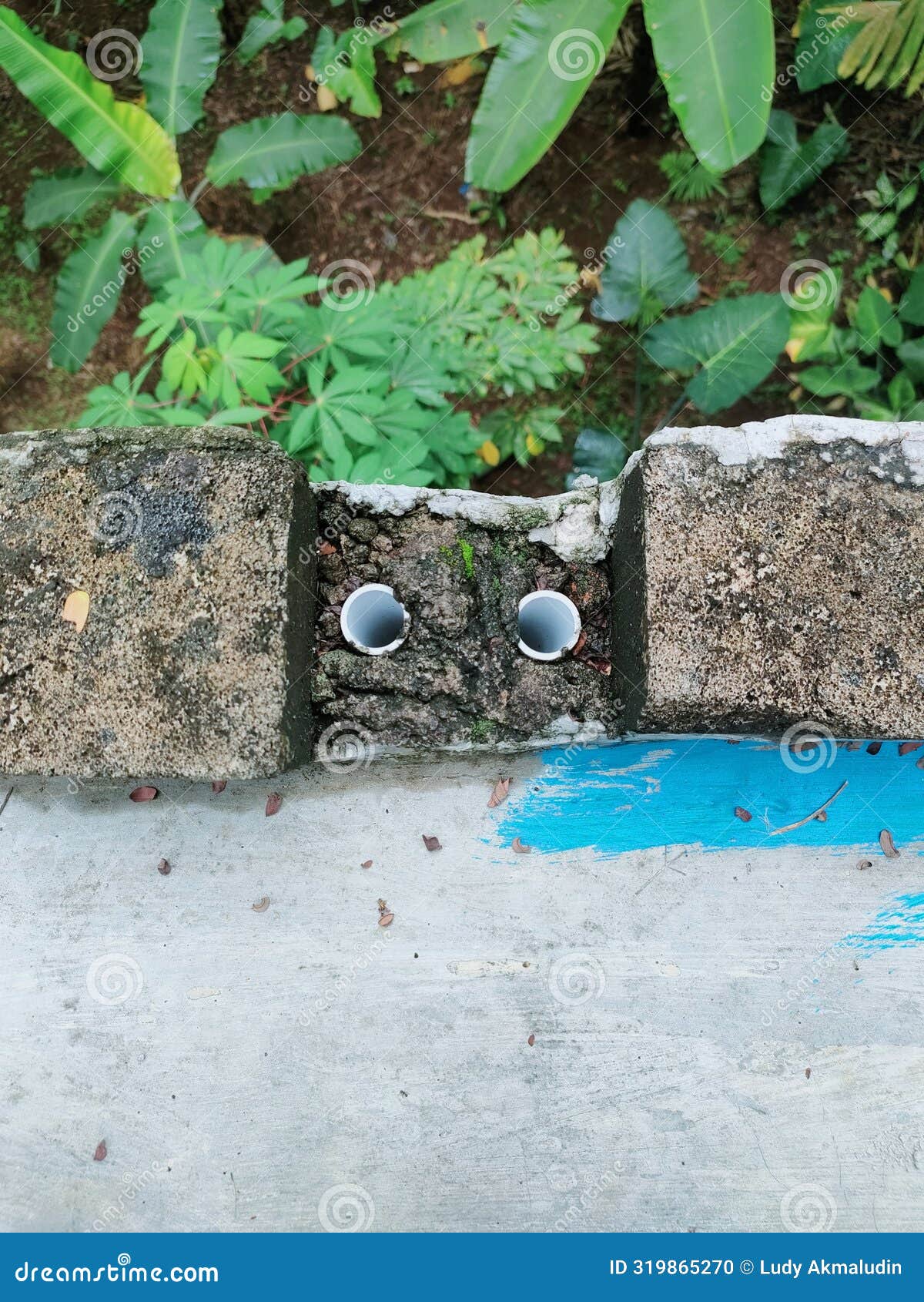 Two holes stock photo. Image of building, holes, symmetrical - 319865270