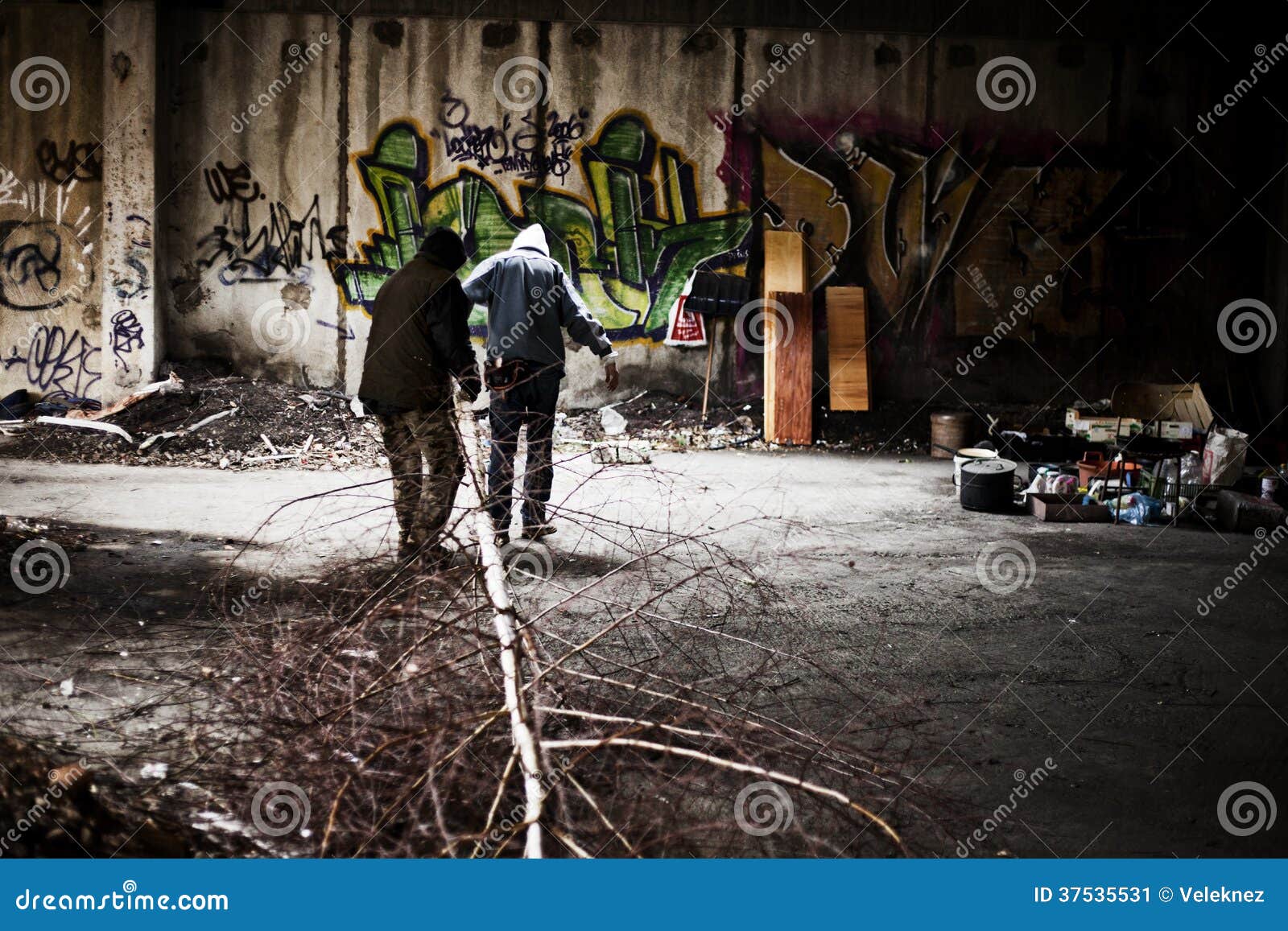 Two homeless man stock image. Image of hopelessness, illness - 37535531