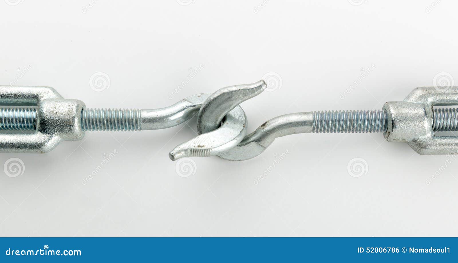 Two hooks connected stock photo. Image of aluminium, harness - 52006786