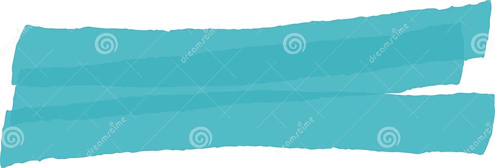 Two Horizontal Banners of Turquoise Torn Paper are Creating Negative ...