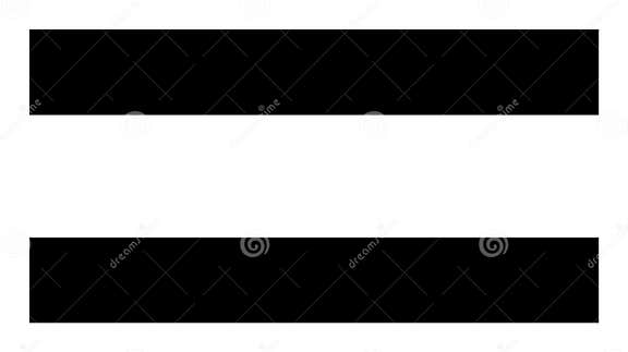 Two Horizontally Aligned Black Bars on White Background for Various ...
