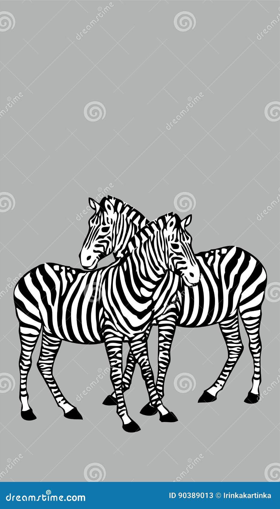Hugging Zebras Stock Illustrations – 6 Hugging Zebras Stock ...