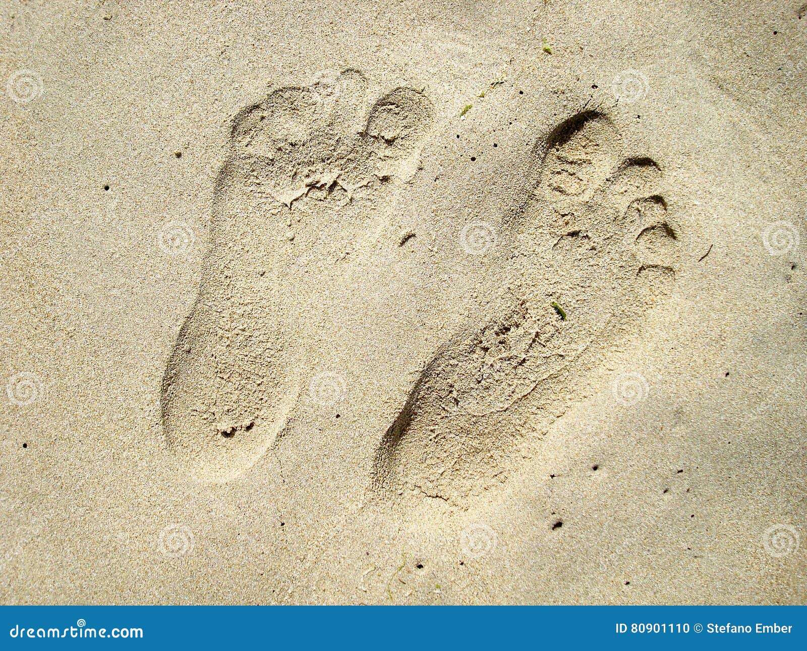Two human footprints stock photo. Image of shadow, contrast - 80901110