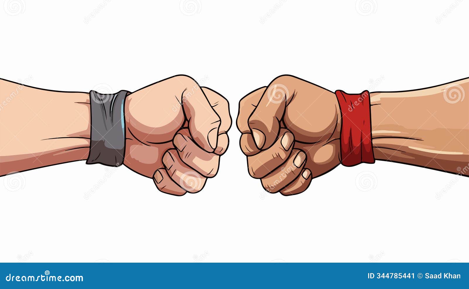 Two Human Hands Arm Wrestling Stock Vector - Illustration of symbol ...