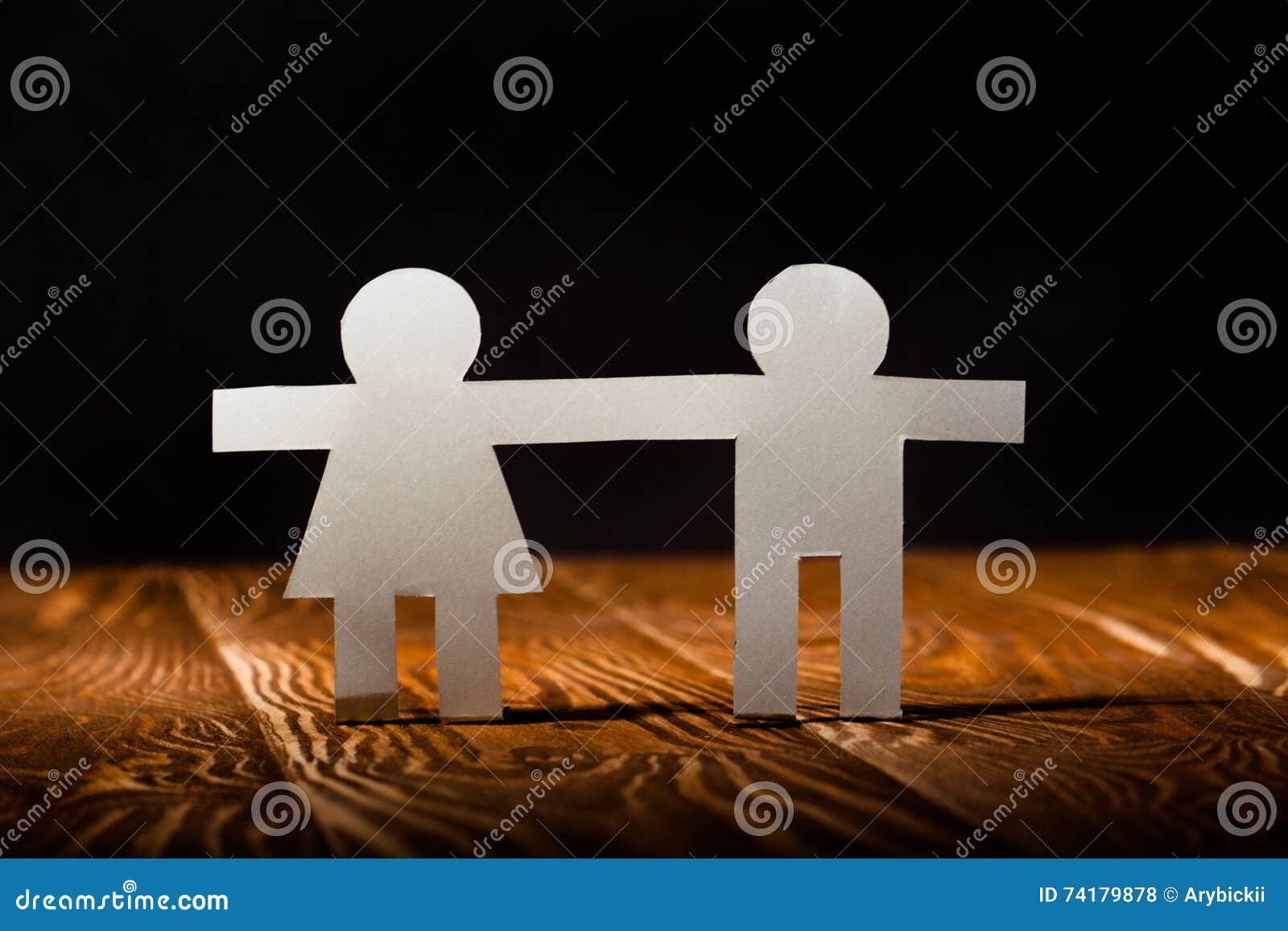 Two human paper. stock photo. Image of business, life - 74179878