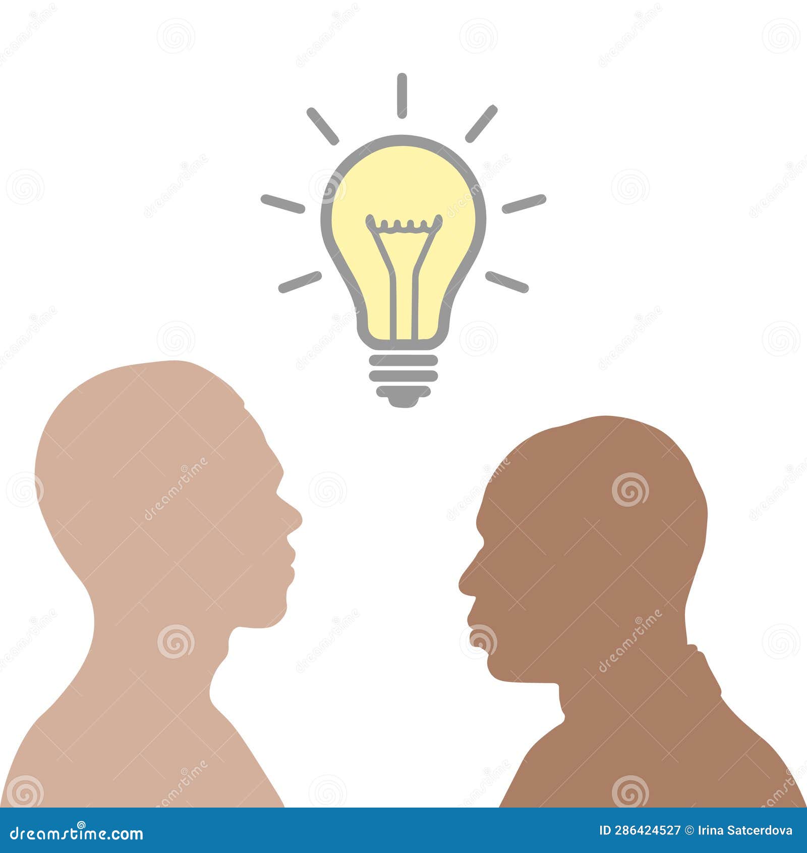 Two Human Profiles Who Had a Common Idea. the Concept of a Common ...