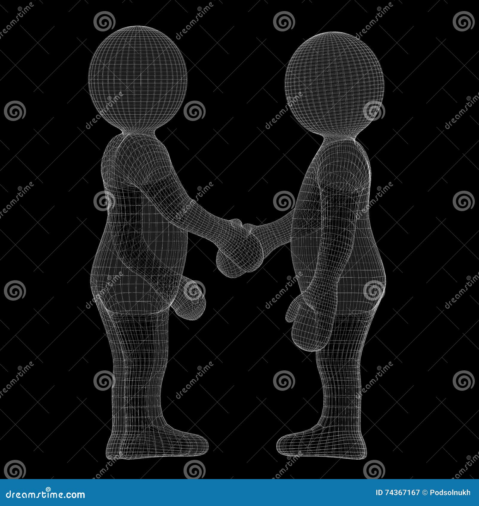 Two Humans Give Their Hand for Handshake Stock Image - Image of ...