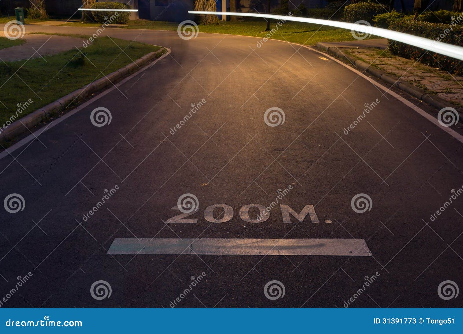 Two hundred meters stock image. Image of empty, finance - 31391773