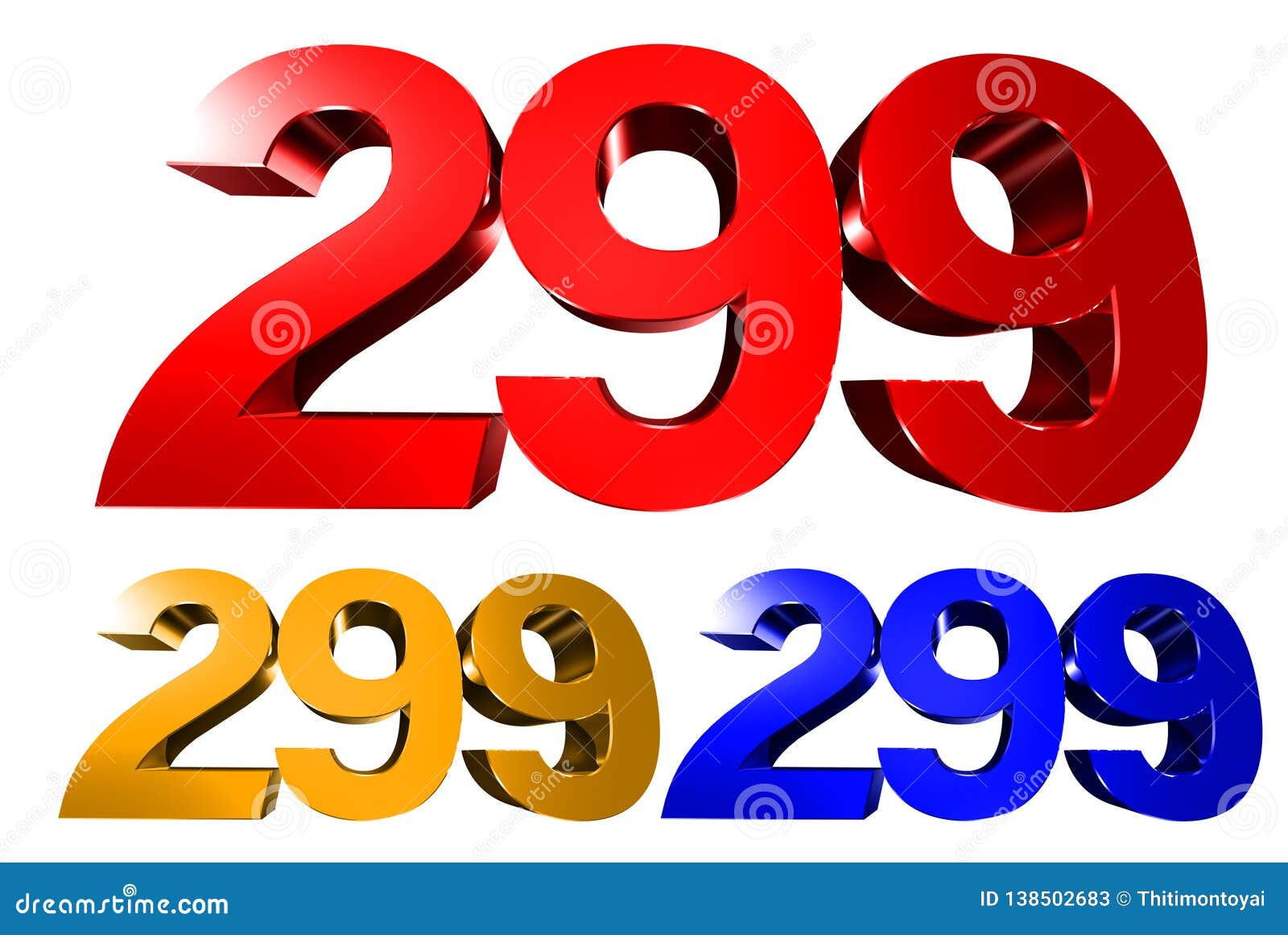 299 3d. stock illustration. Illustration of finance - 138502683