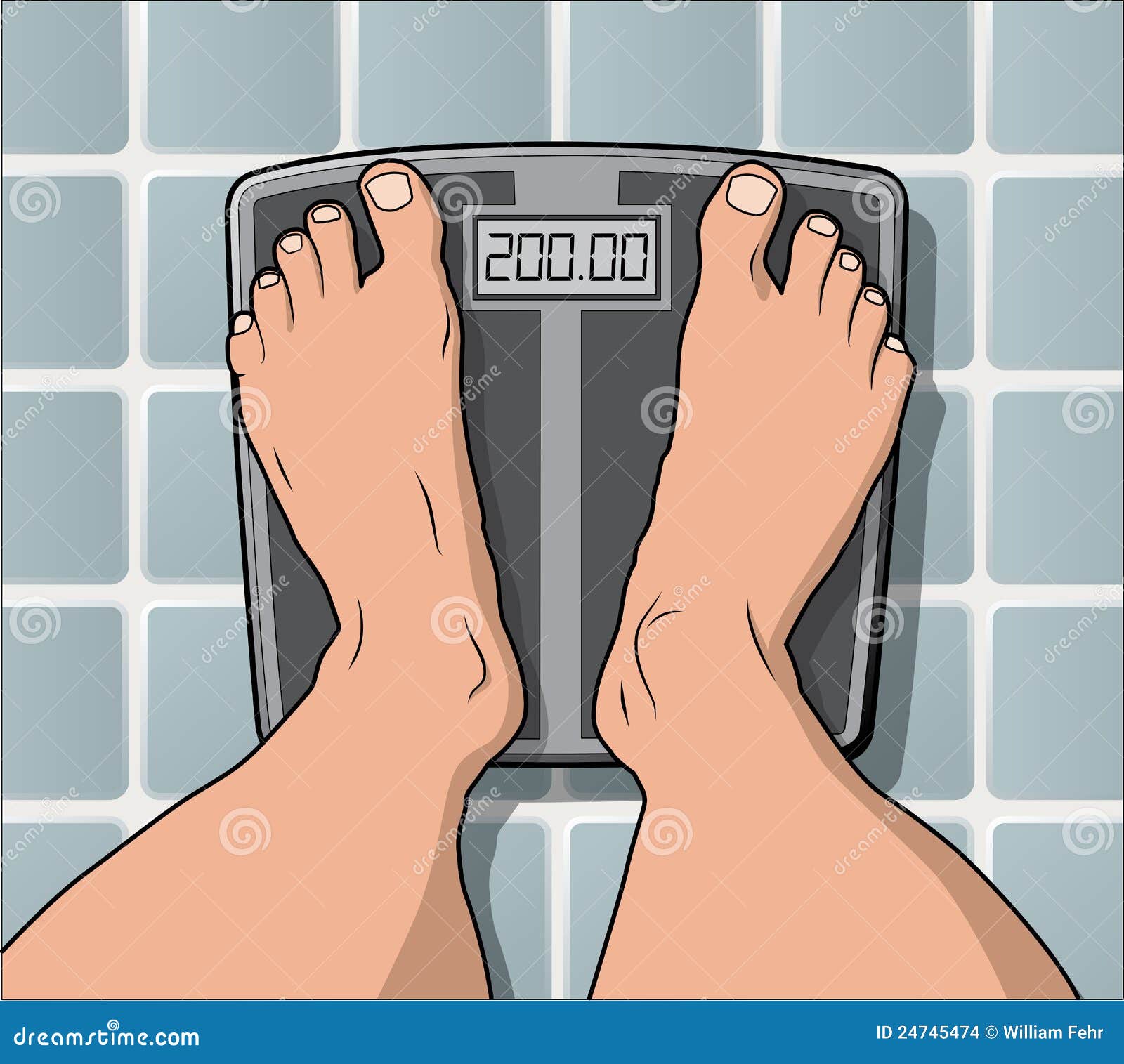 Two Hundred Pounds stock vector. Illustration of floor - 24745474