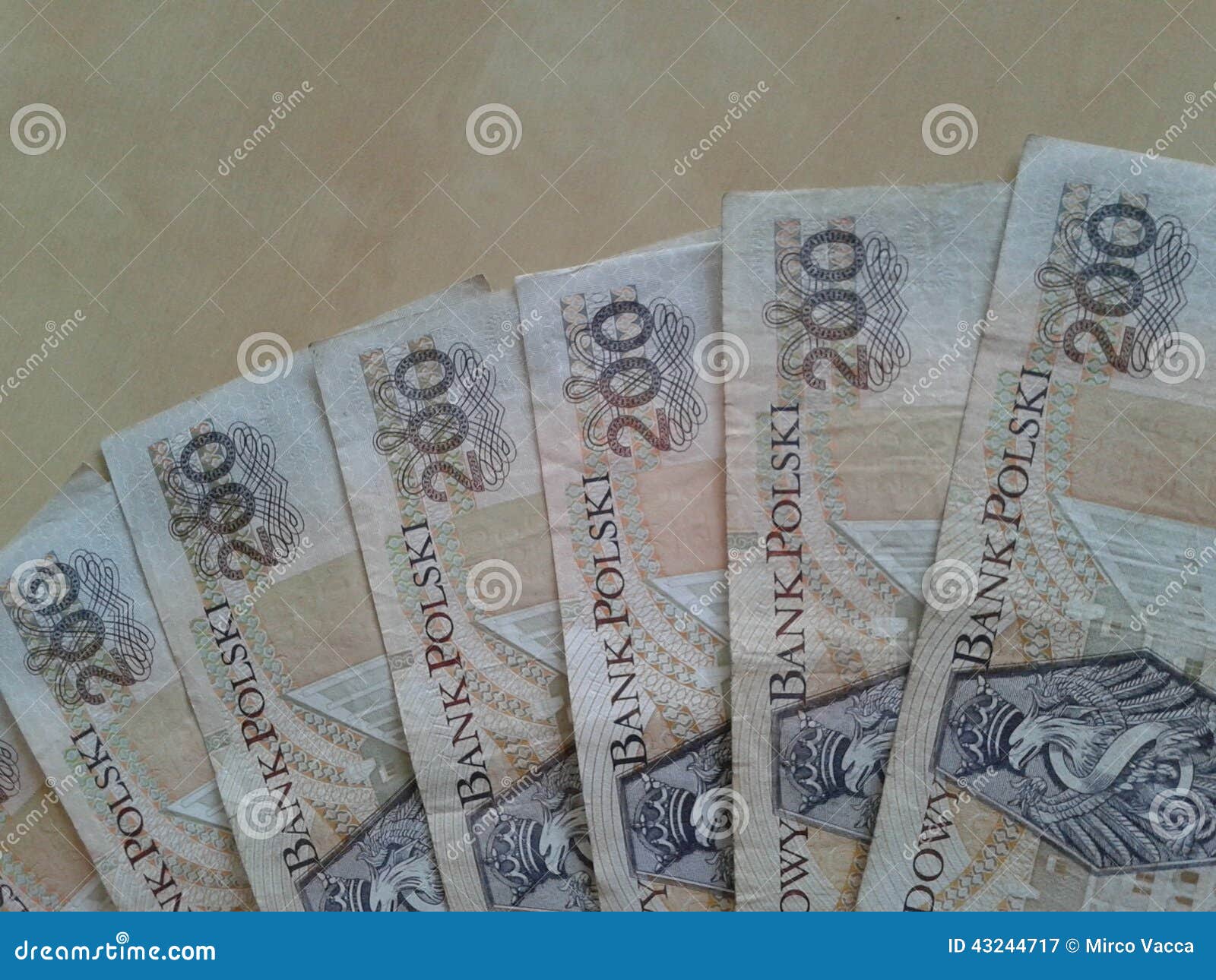Two-hundred zloty stock image. Image of twihundred, money - 43244717