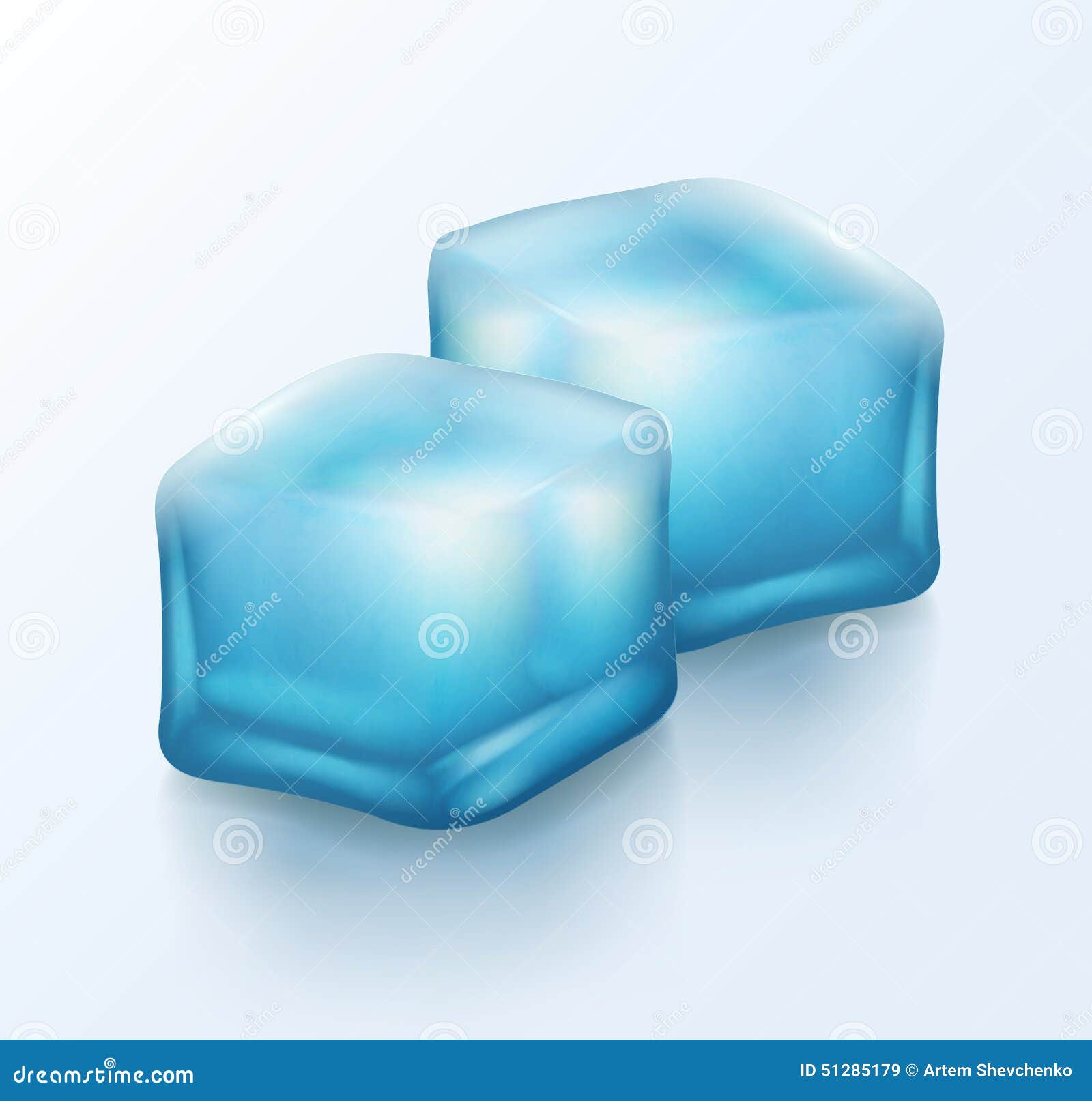 Freezer Blocks For Cooler Boxes Or Bags, 3D Rendering Stock Image ...