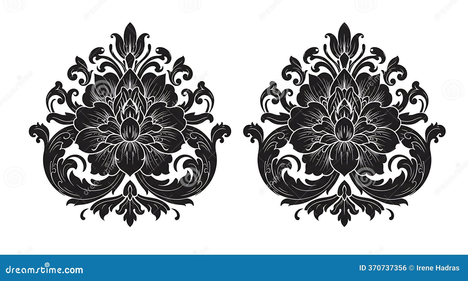 Identical Black Frames, Slightly Offset, On A Uniformly Black Surface ...