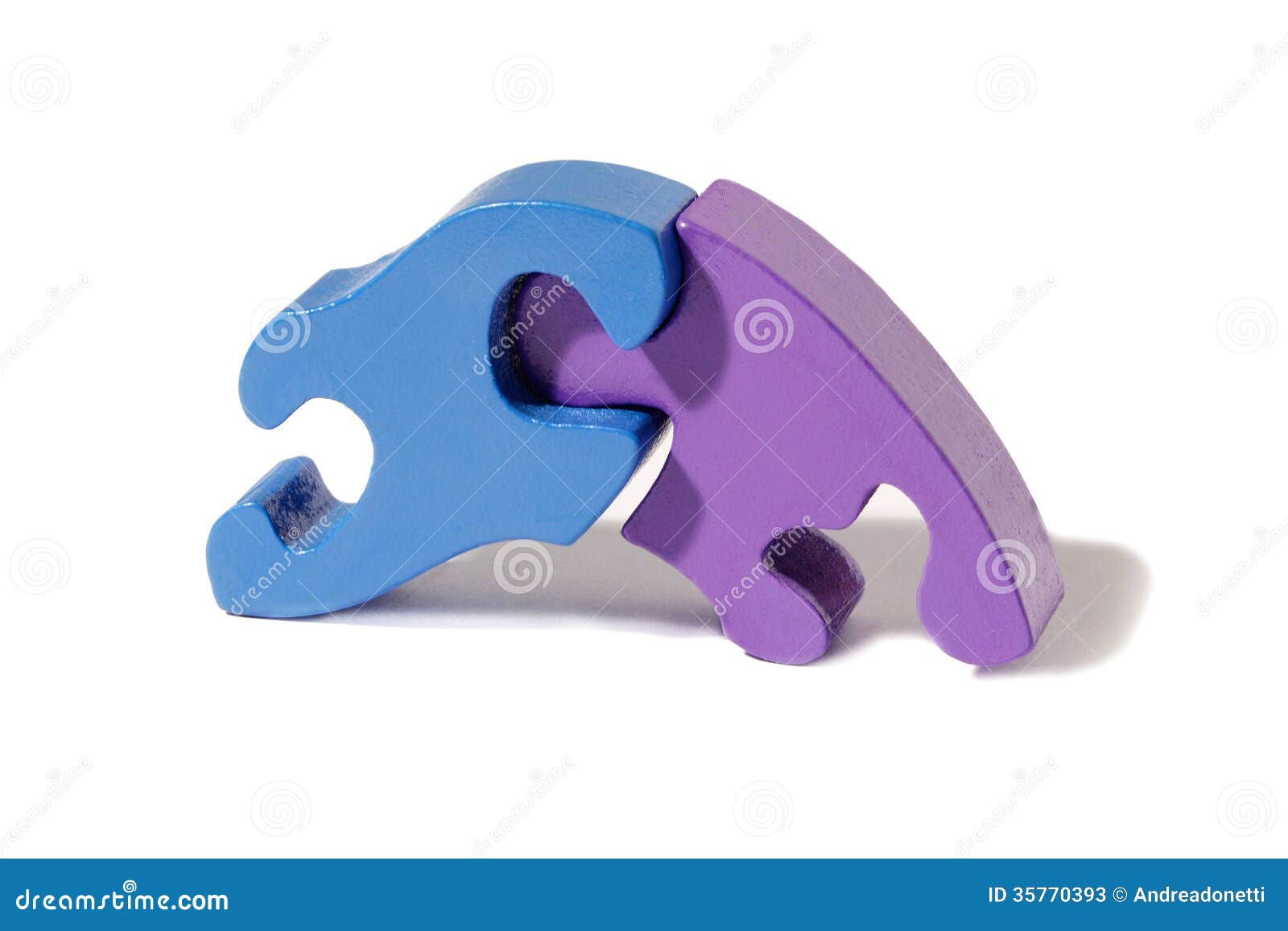 Interlocking Pieces Of Jigsaw Puzzles Tower Royalty-Free Stock Image ...