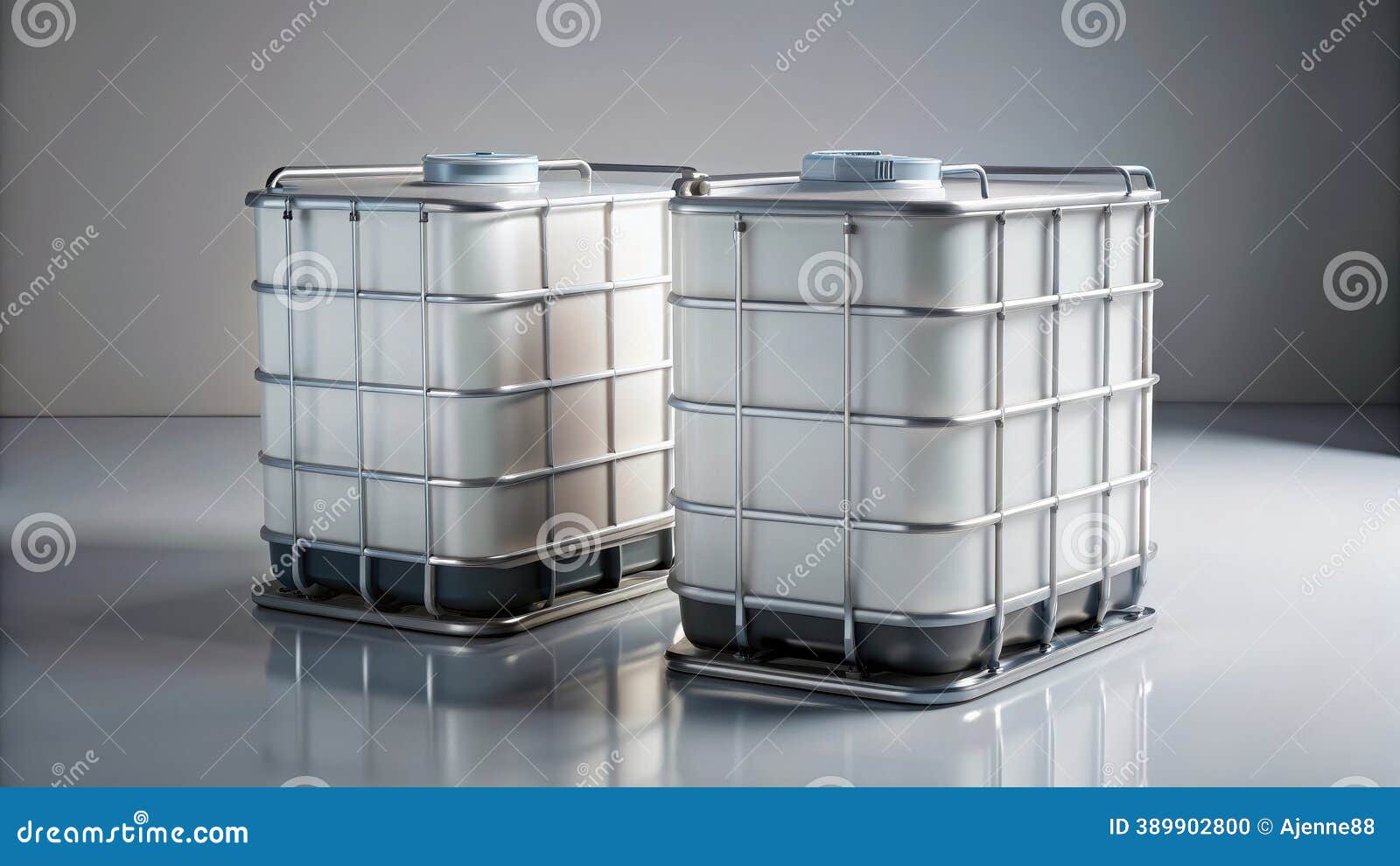 IBC Intermediate Bulk Container Tank For Liquids Fluid Water Storage ...