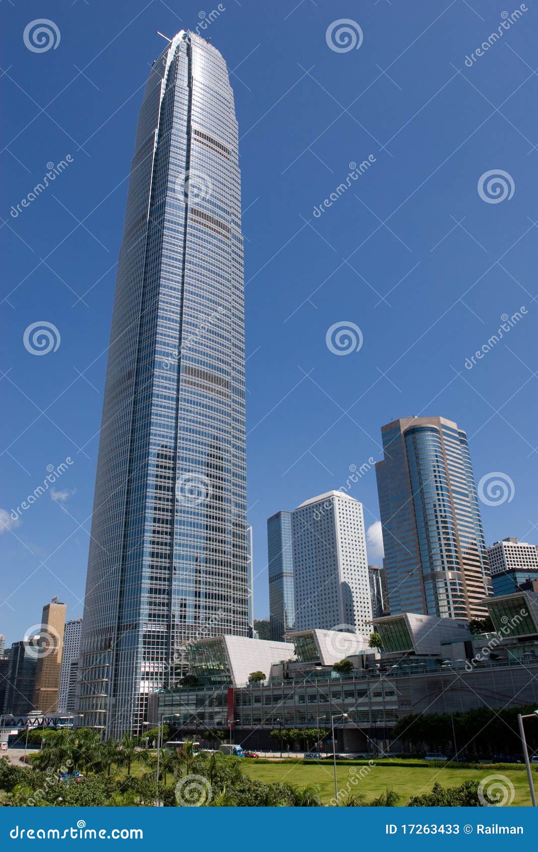 Two International Finance Centre Stock Image - Image of centre ...