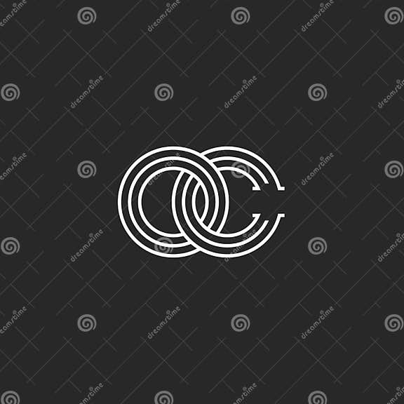 Two Intersection Letters OC Logo Monogram, CO Emblem Infinity Symbol, O ...