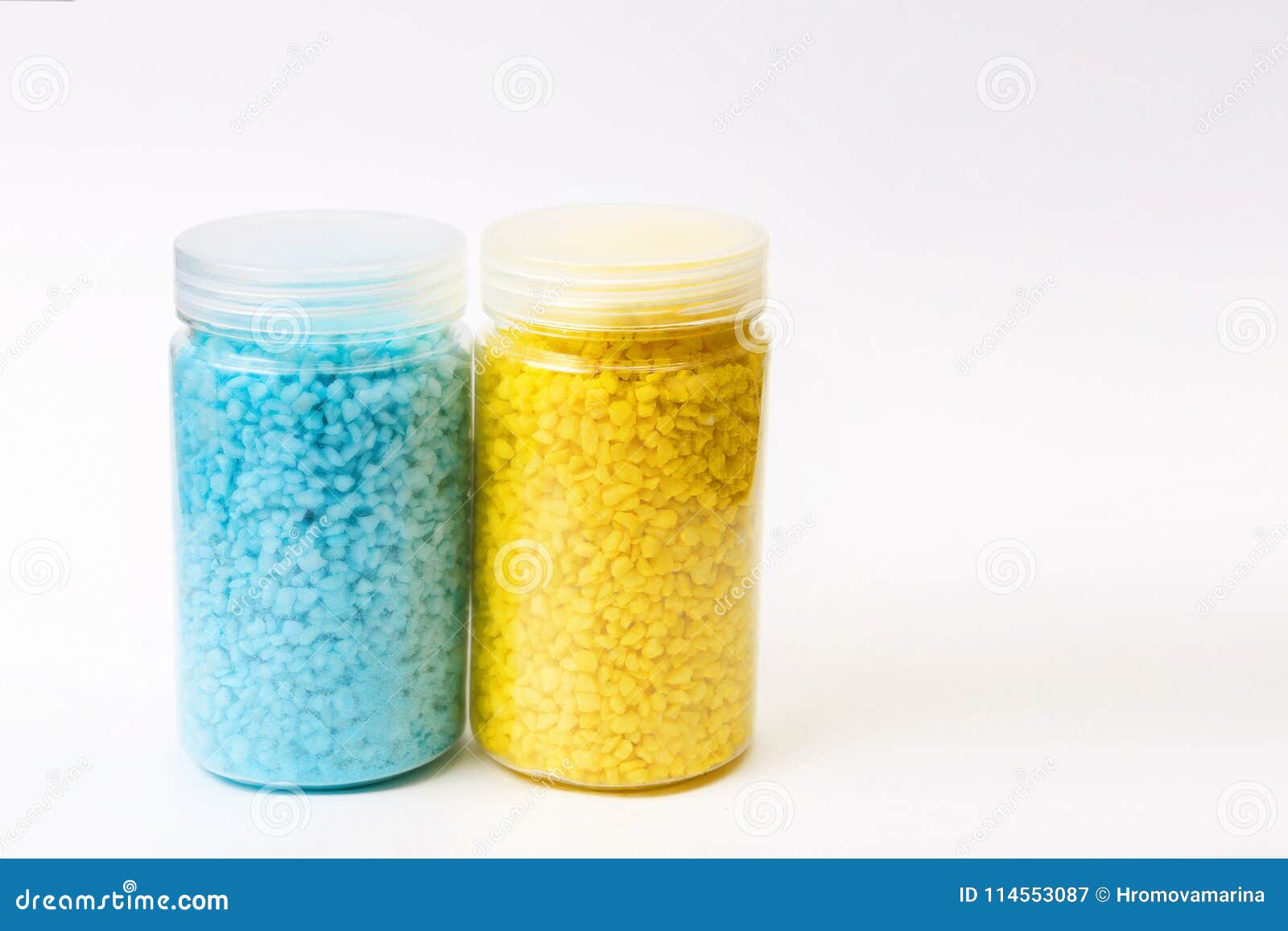 Two Jars with Small Pebbles. Stock Image - Image of decorative, craft ...