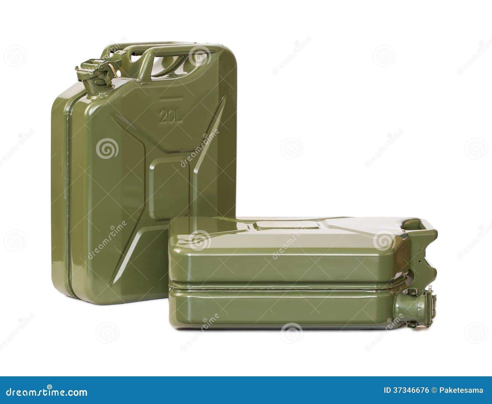 Two jerricans stock photo. Image of container, liquid - 37346676