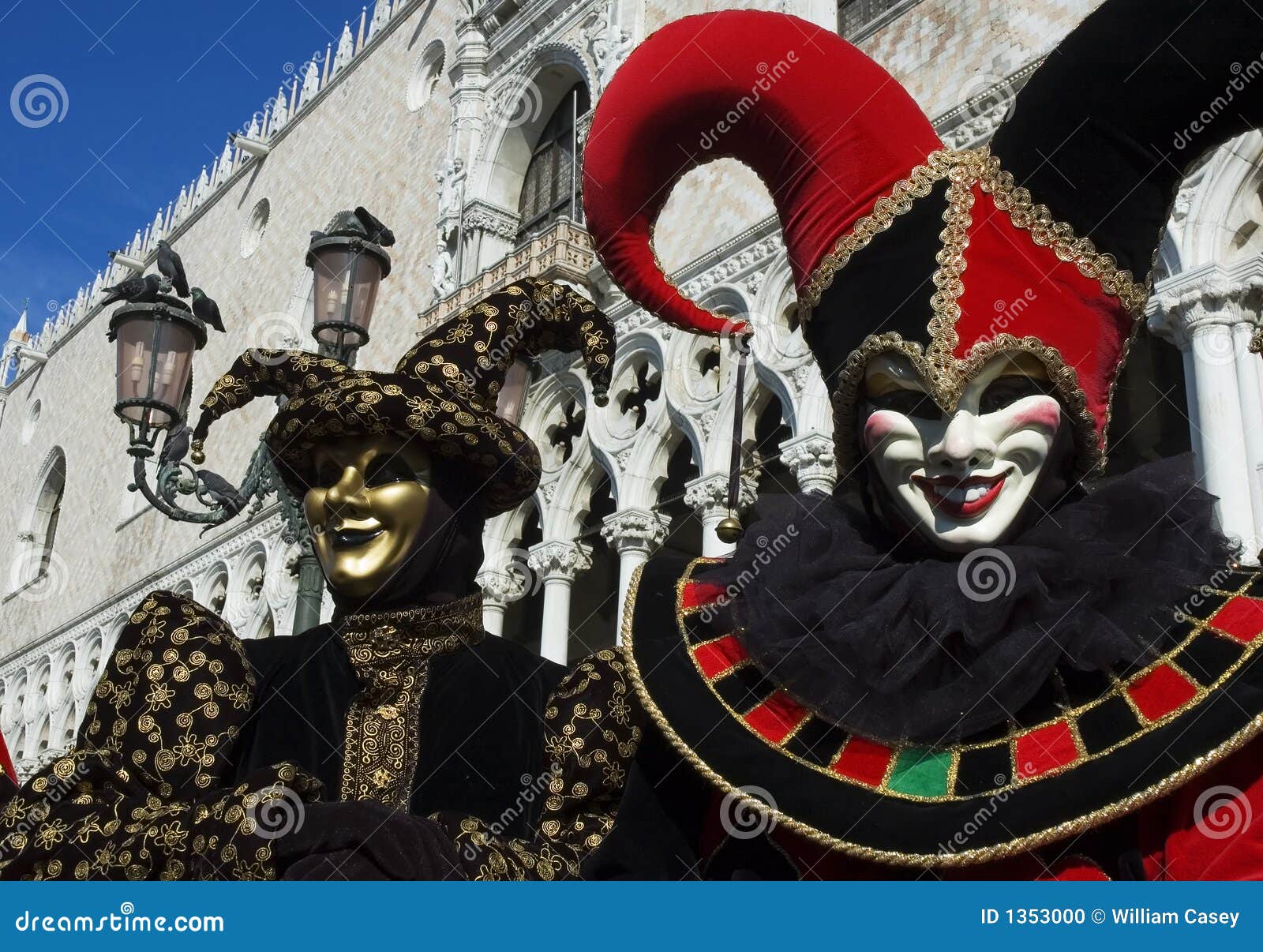 Two Jesters stock photo. Image of canal, face, festival - 1353000