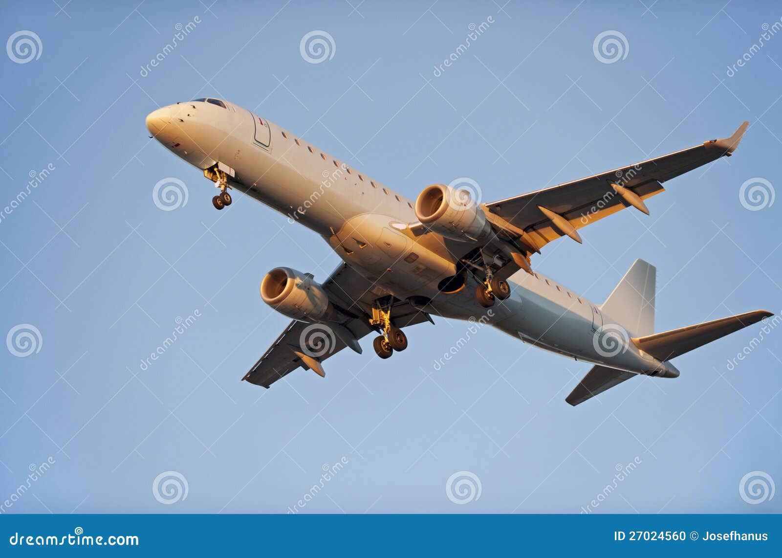 Two jet engine aircraft stock photo. Image of flight - 27024560