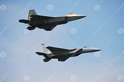 Two jetfighters stock photo. Image of attack, force, assault - 2472218