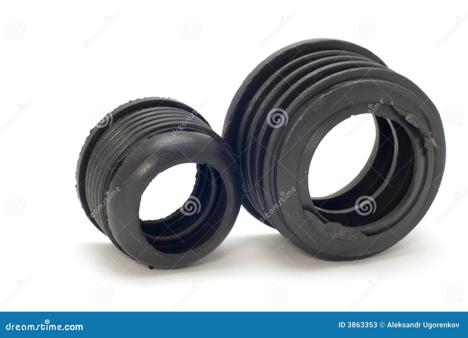 Two junk ring on white stock image. Image of sealing, connection - 3863353