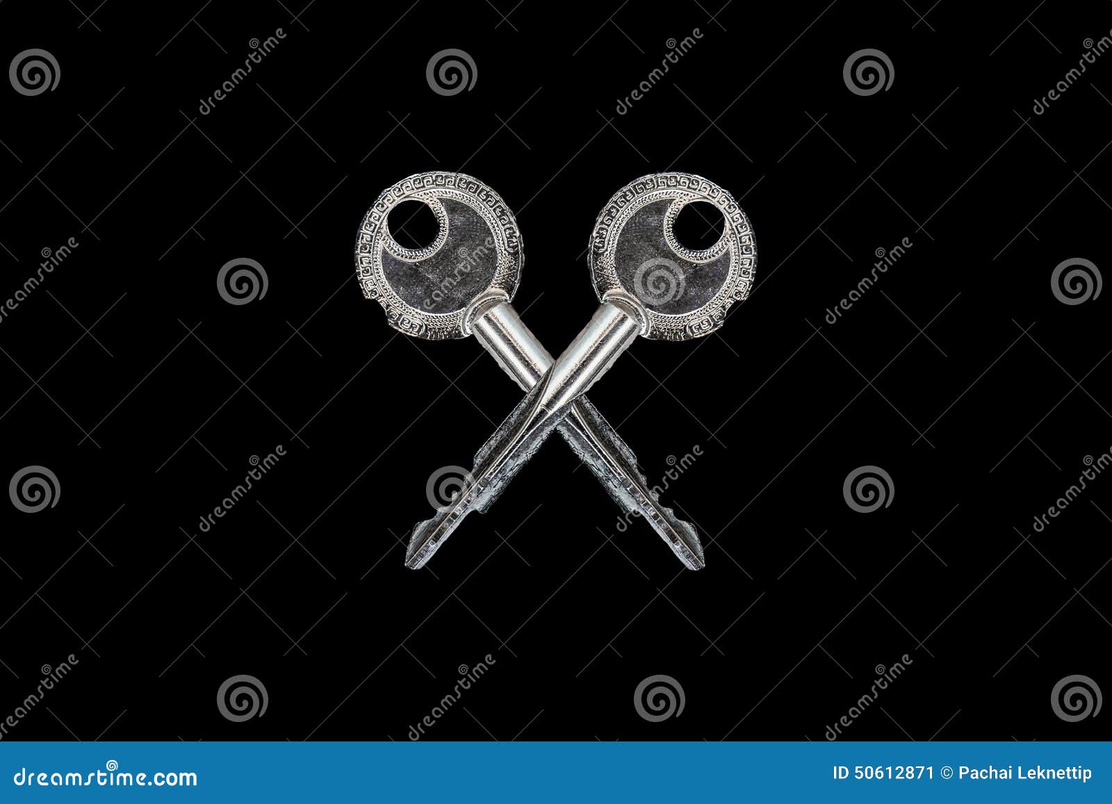 Two Keys align cross stock image. Image of turn, secret - 50612871