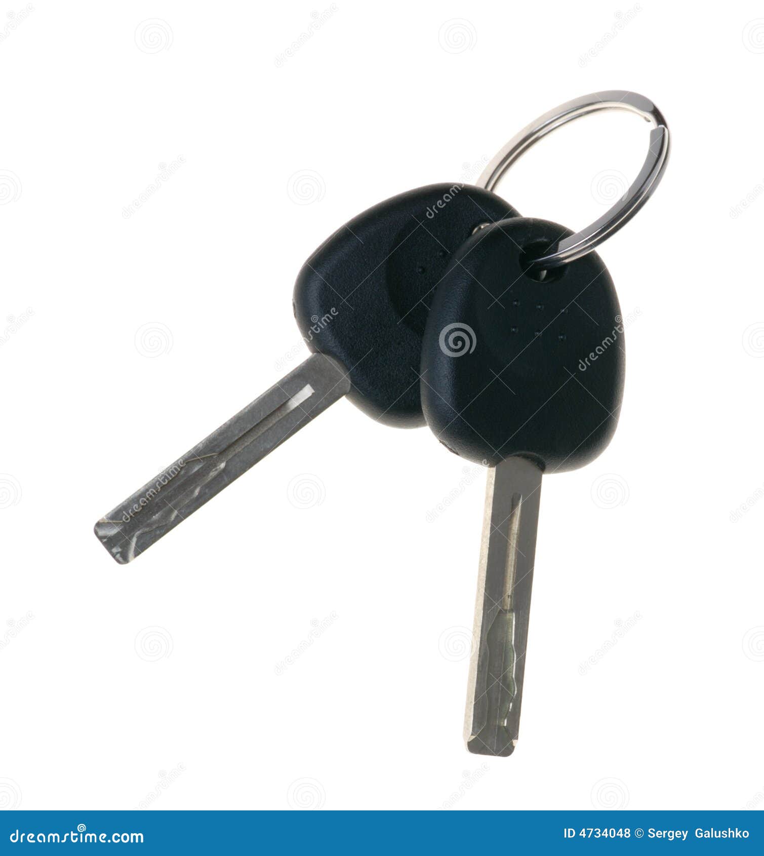 Two keys from the car stock photo. Image of home, sign - 4734048