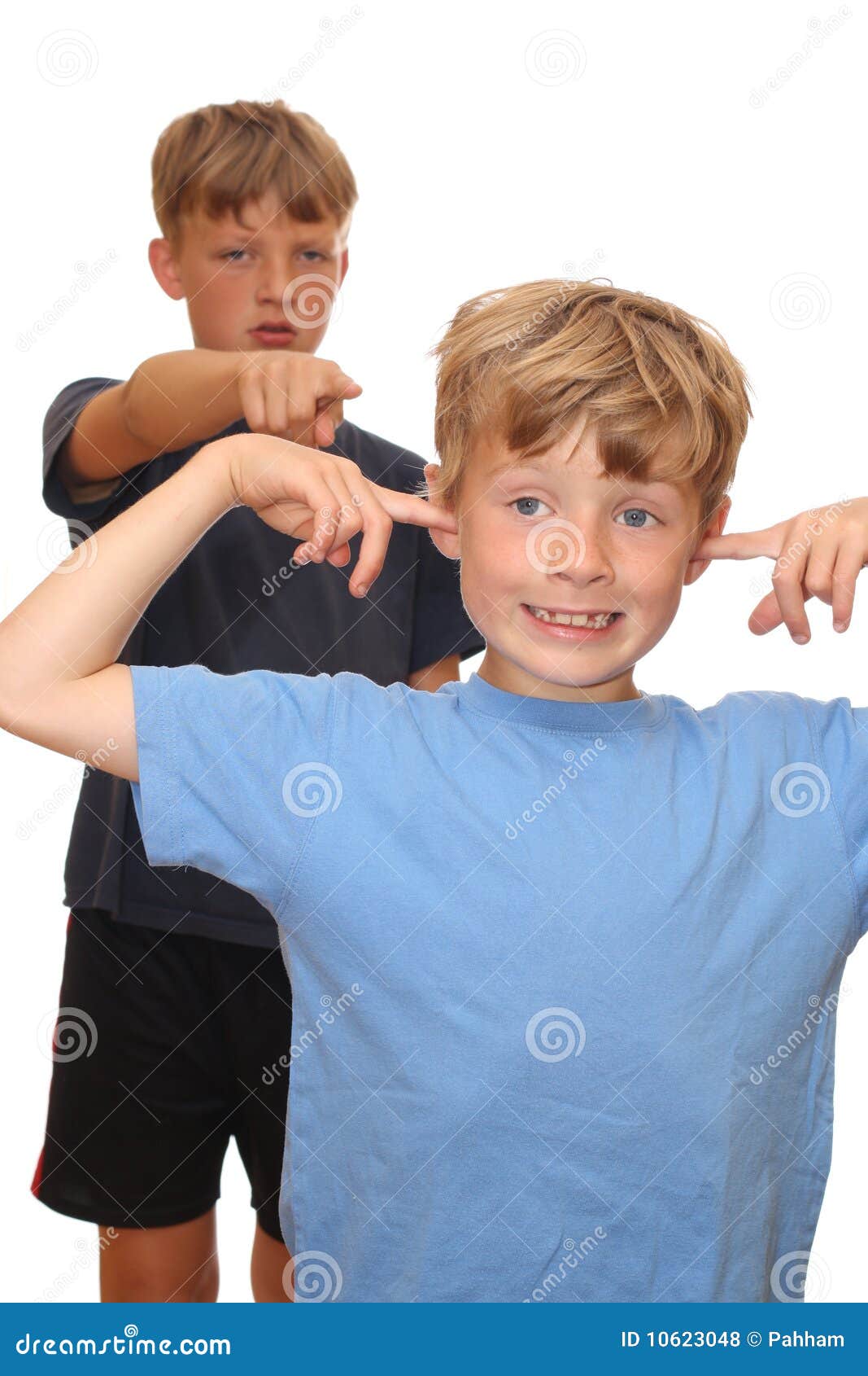 Two kids stock photo. Image of offended, ignoring, anger - 10623048
