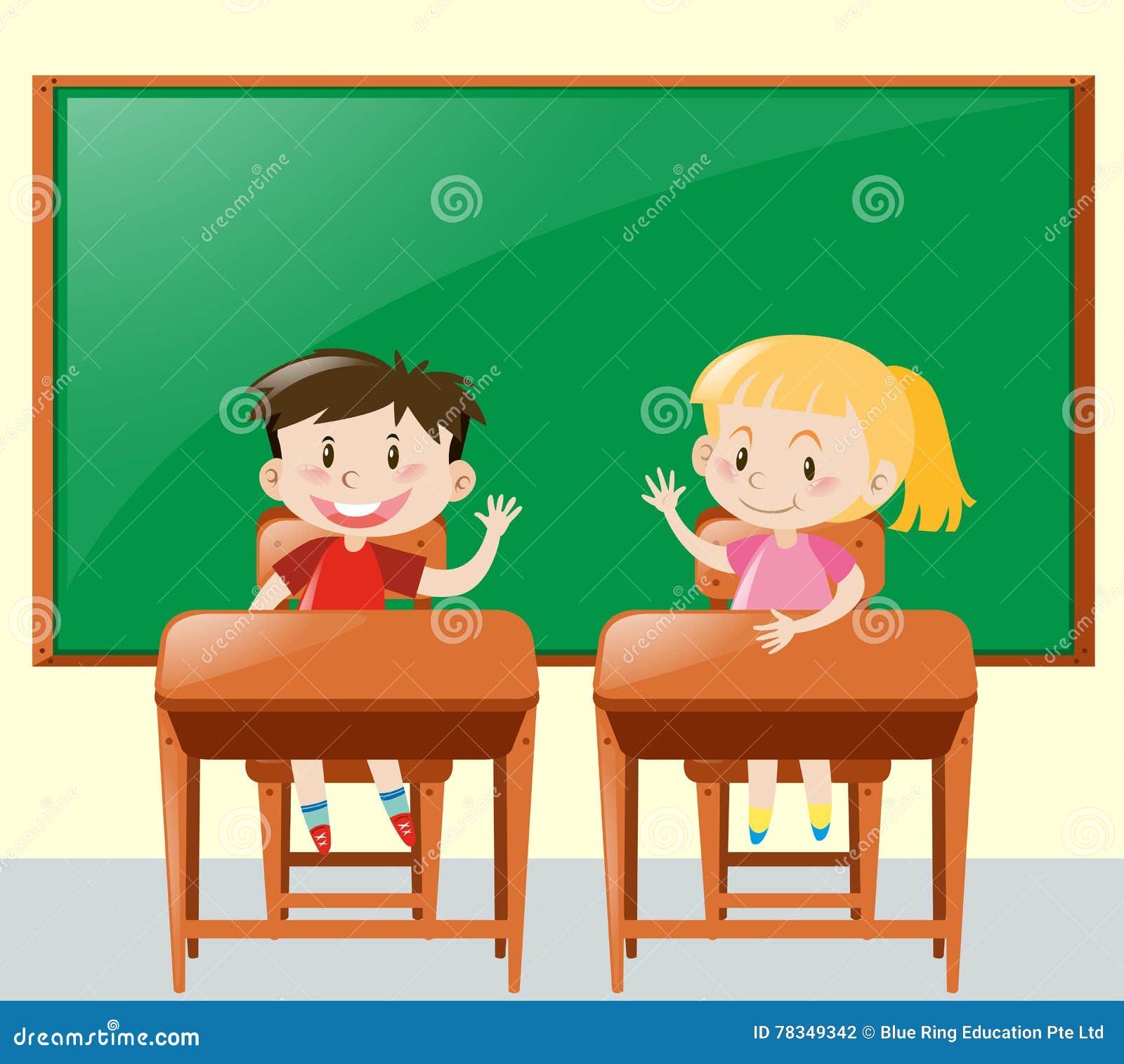 Two Kids Asking Question in Classroom Stock Vector - Illustration of characters, question: 78349342