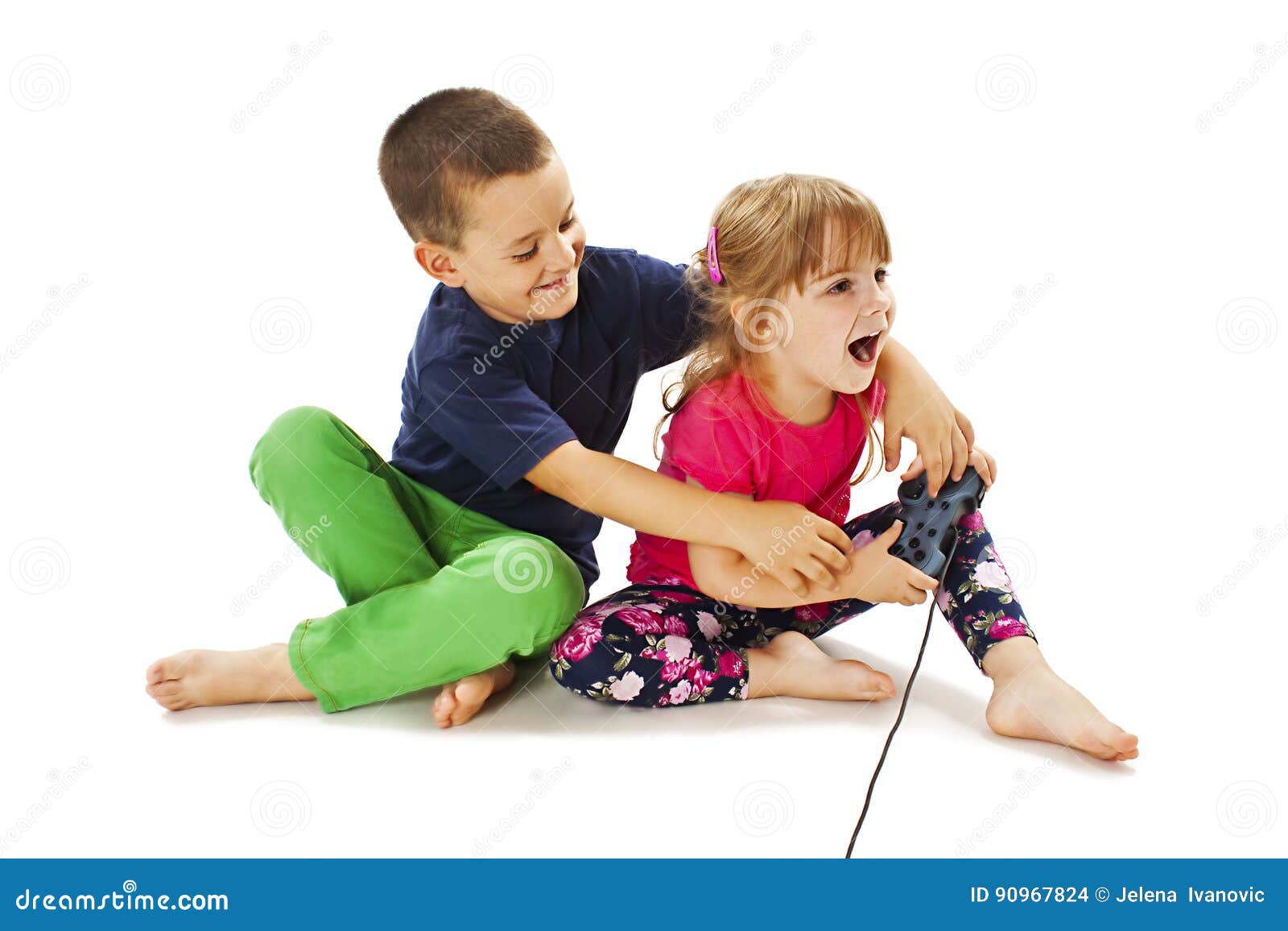 Two Toddlers Fighting