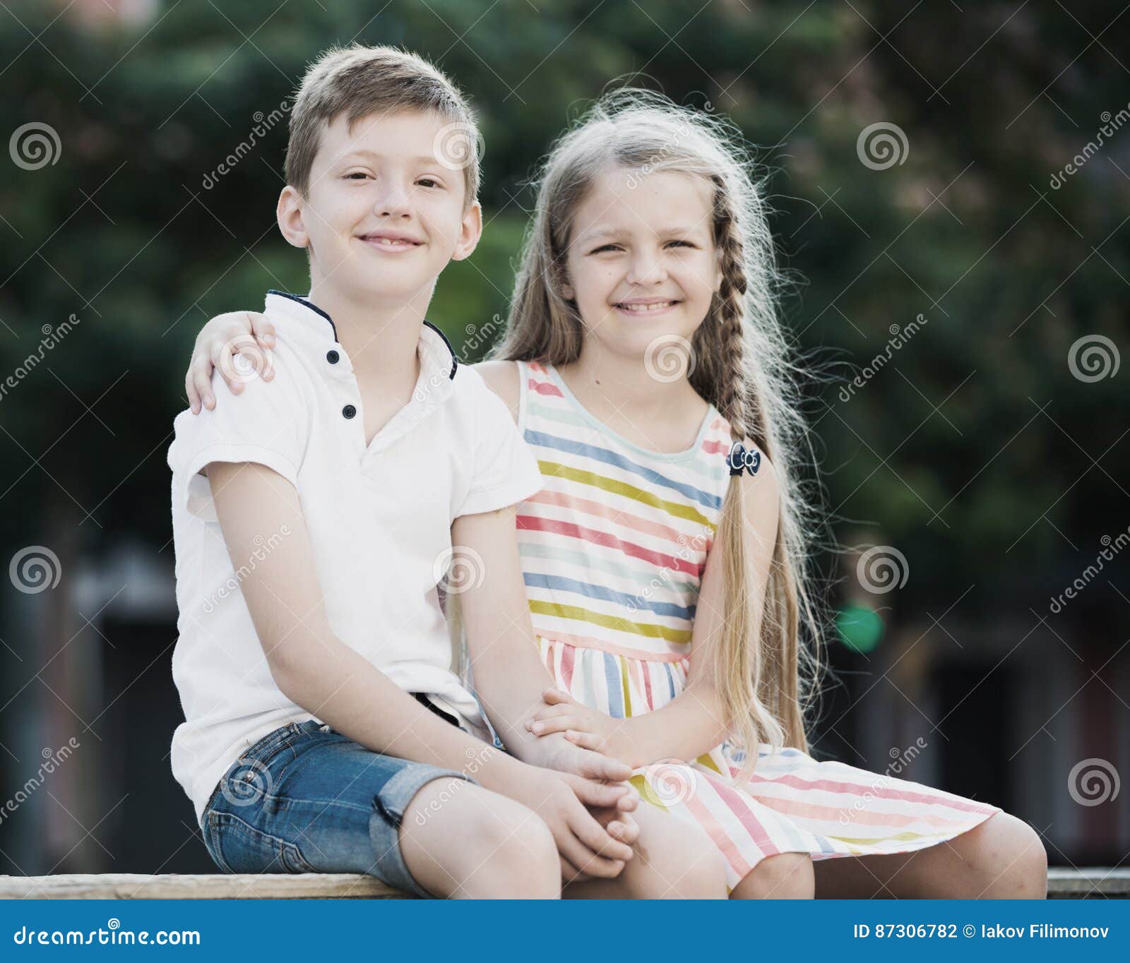 Two kids hugs stock photo. Image of healthy, game, friends - 87306782