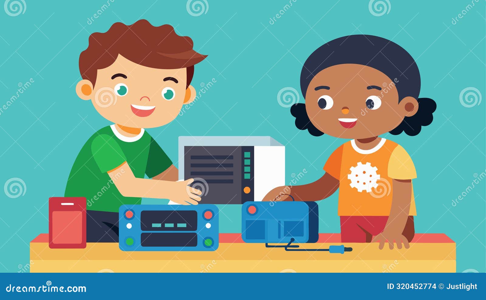Computer Functioning Well Icon Vector Illustration | CartoonDealer.com ...