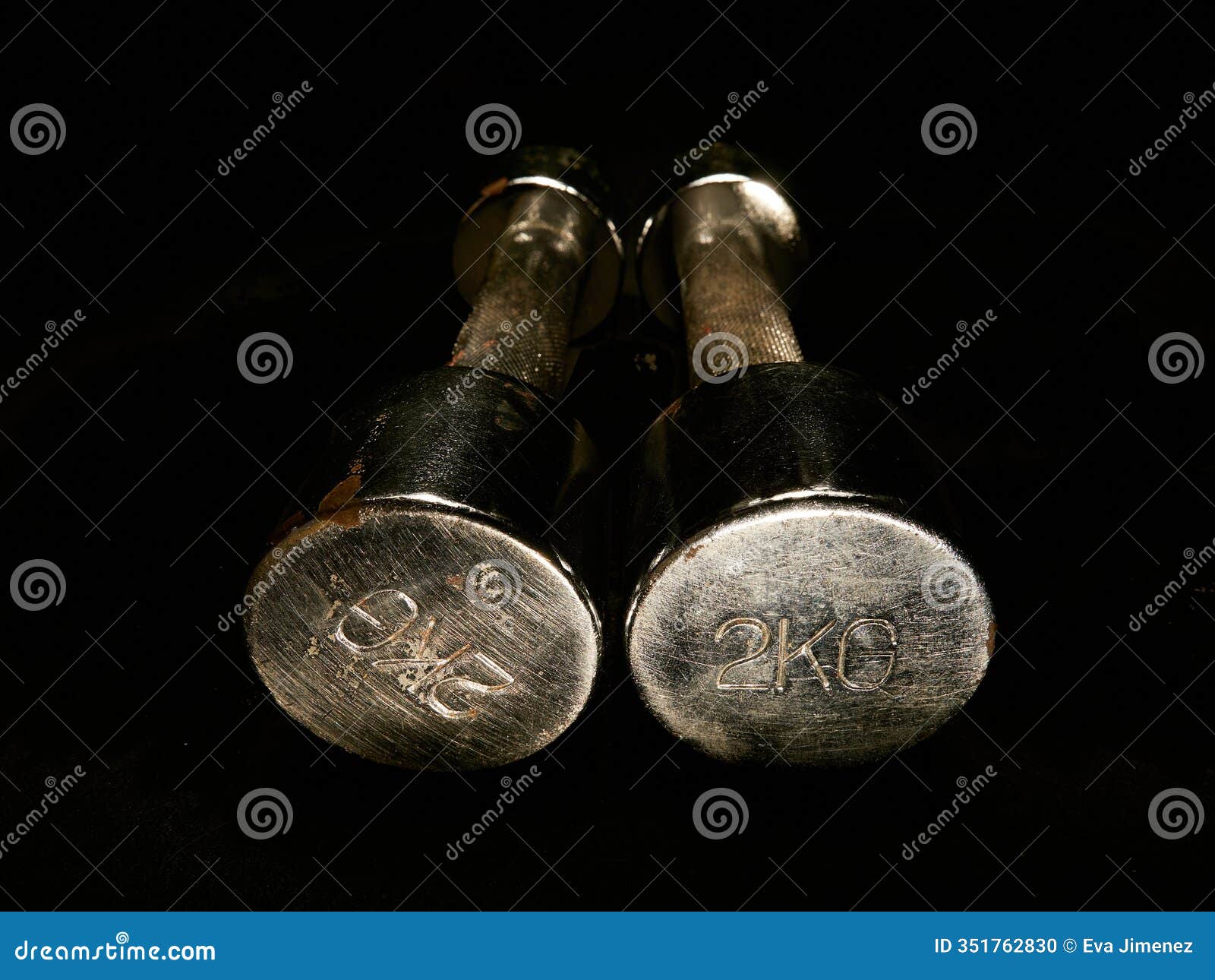 Two kilograms weights stock photo. Image of weights - 351762830