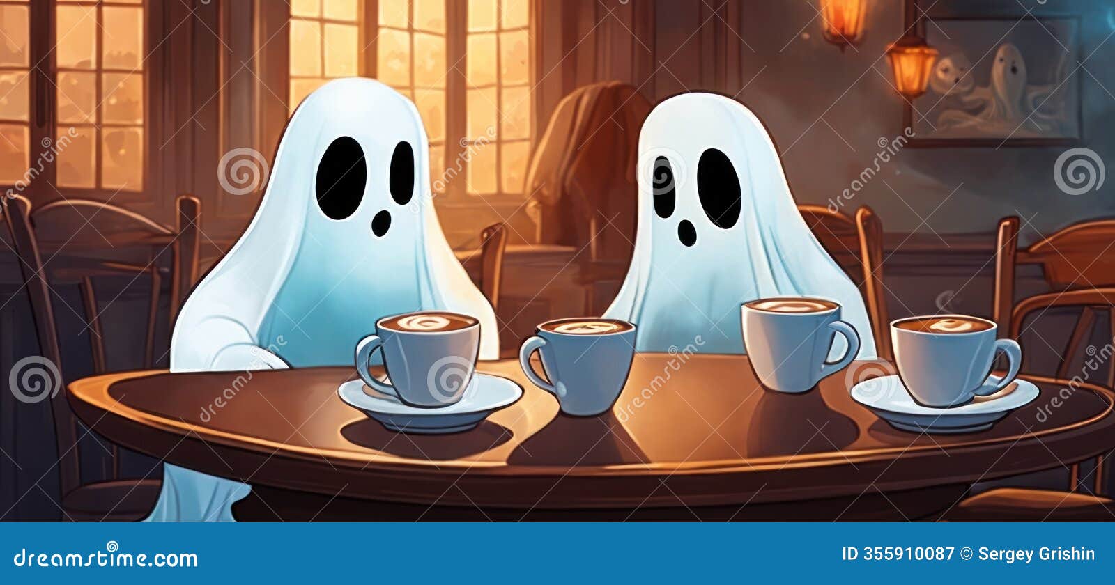 Kind Ghost Of Origami Royalty-Free Stock Photo | CartoonDealer.com ...