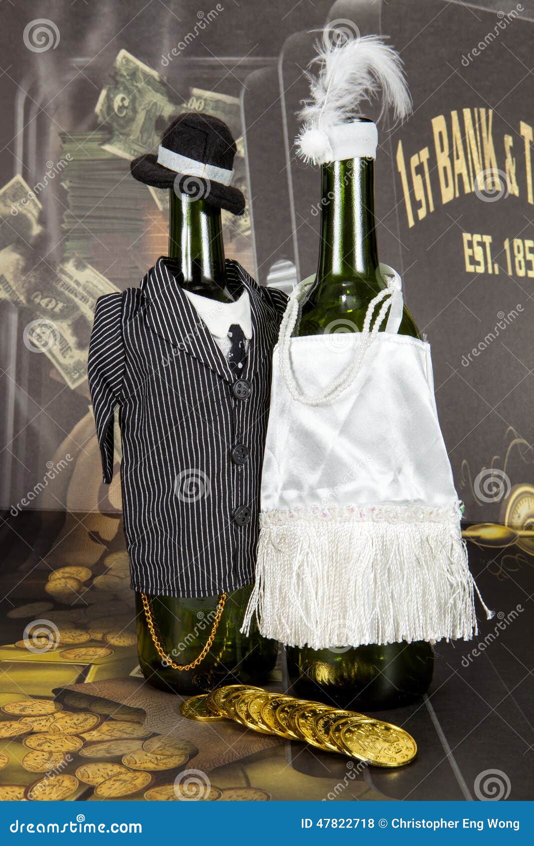 Two of a Kind stock photo. Image of fedora, zoot, money - 47822718