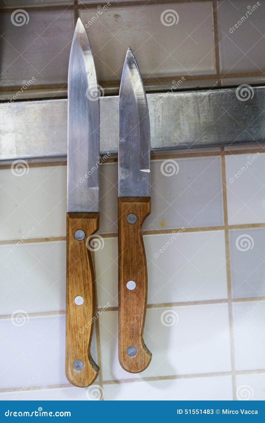 Two knifes stock image. Image of handle, equipment, kitchen - 51551483