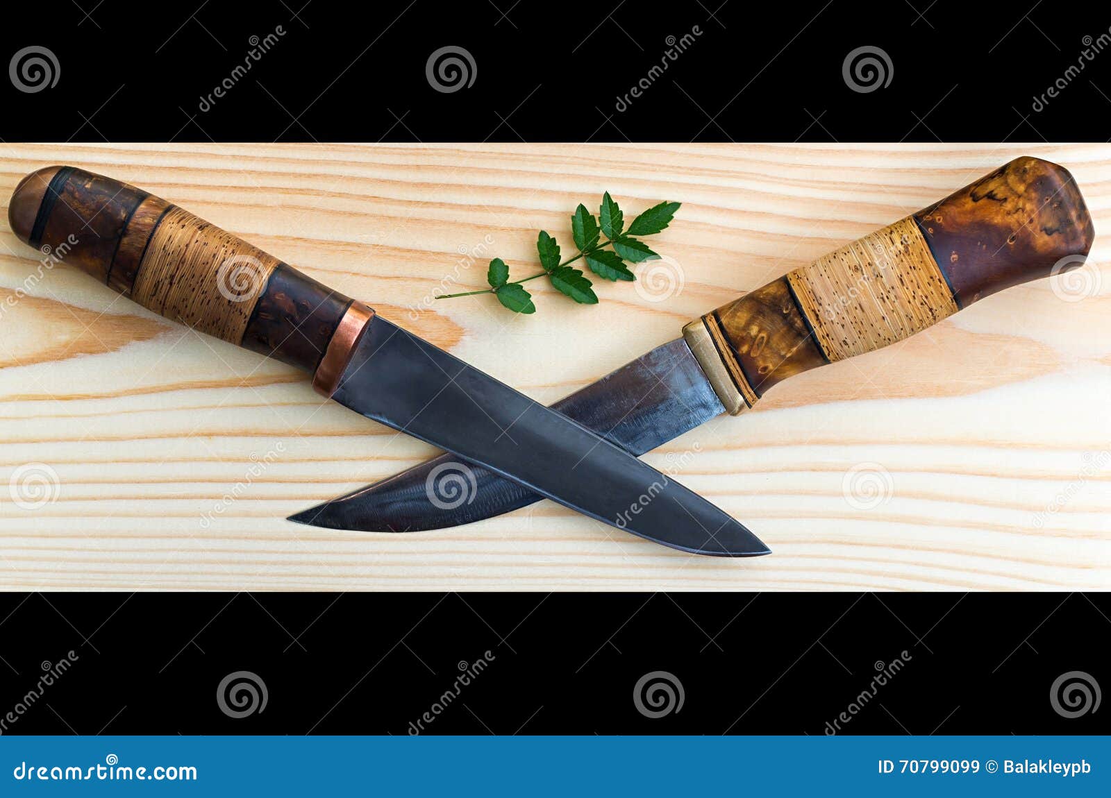 Two knives stock image. Image of knives, objects, hunting - 70799099