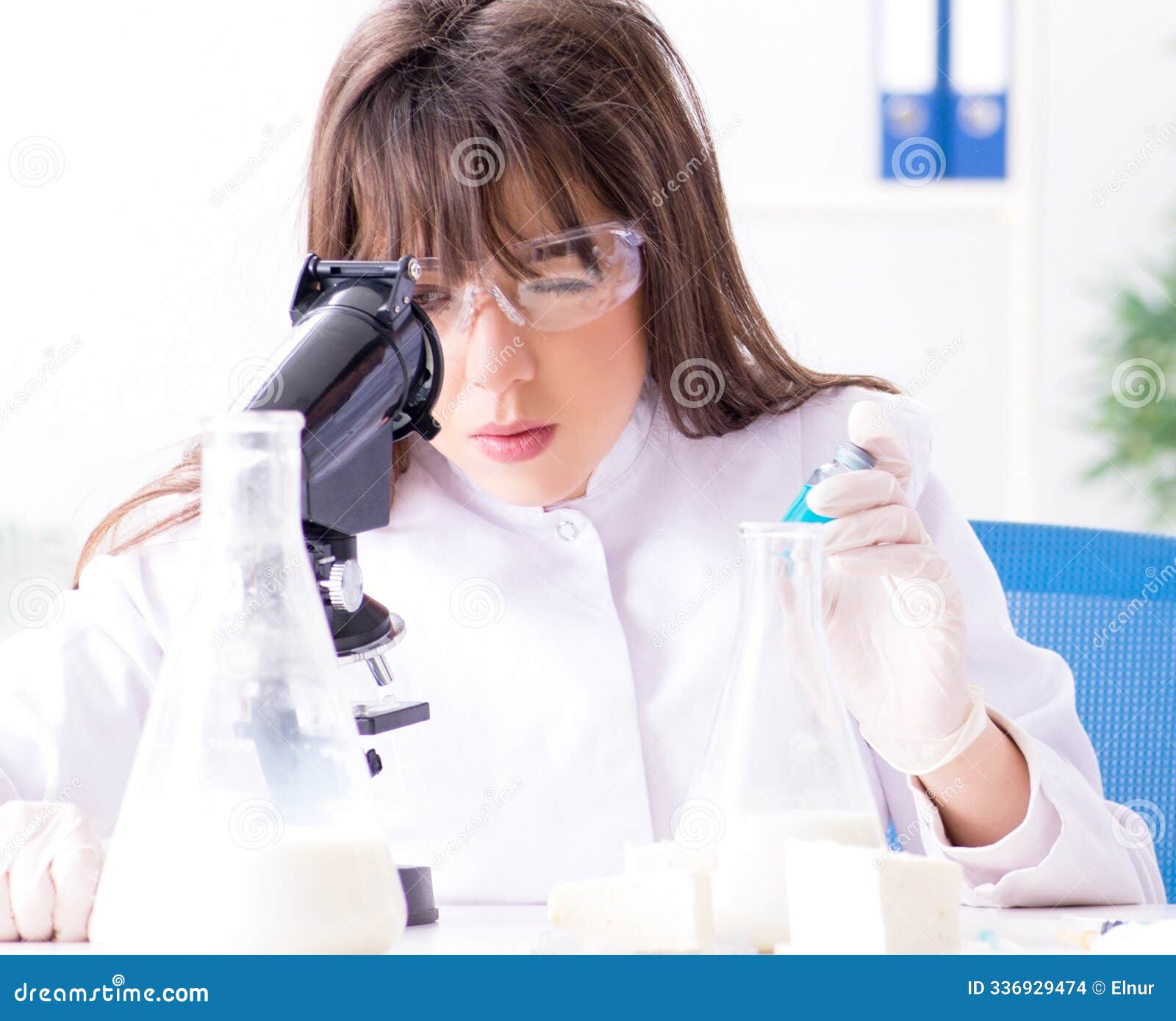 Two Lab Doctor Testing Food Products Stock Photo - Image of ...