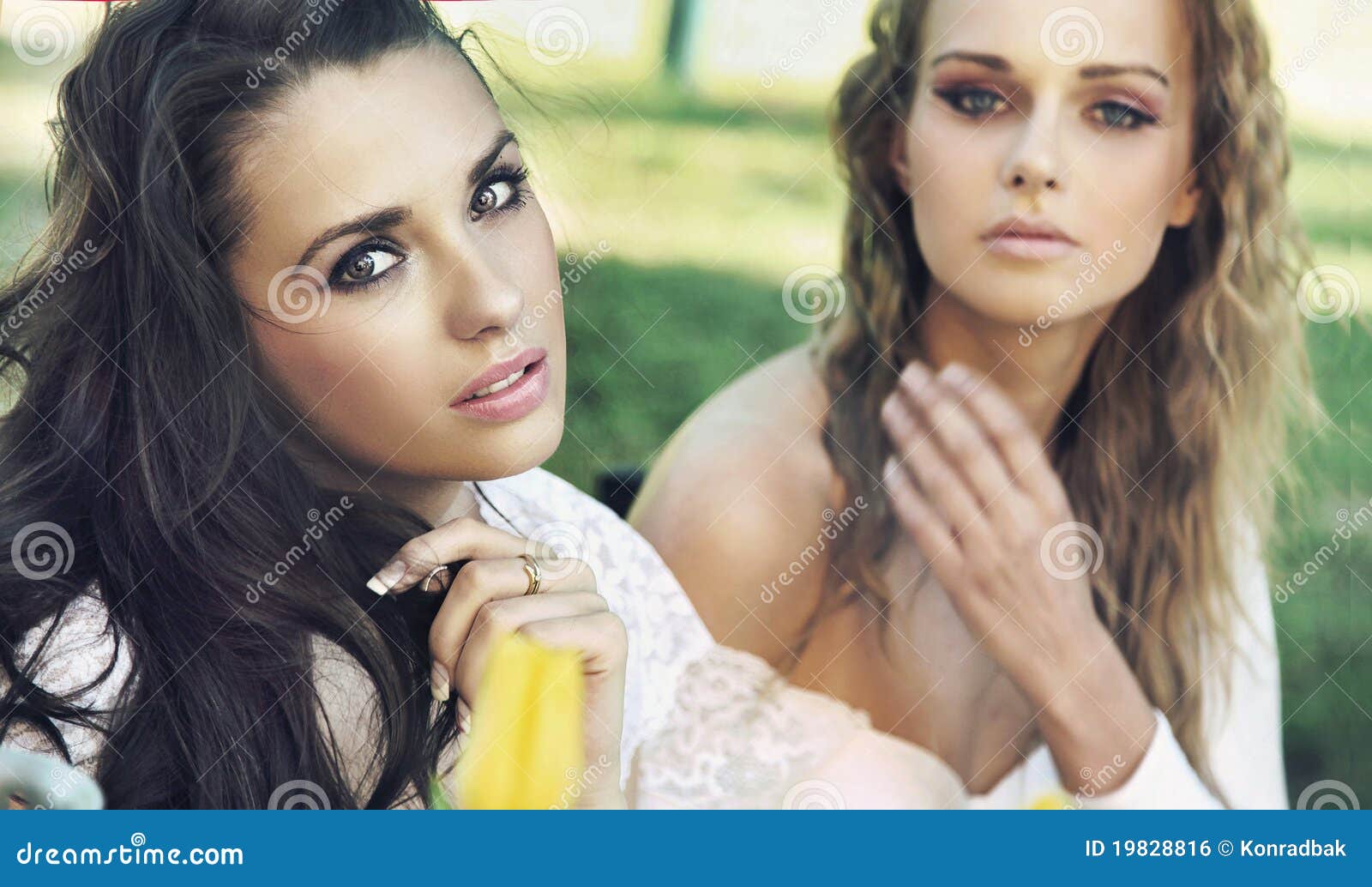 Two ladies stock photo. Image of leisure, cappuccino - 19828816