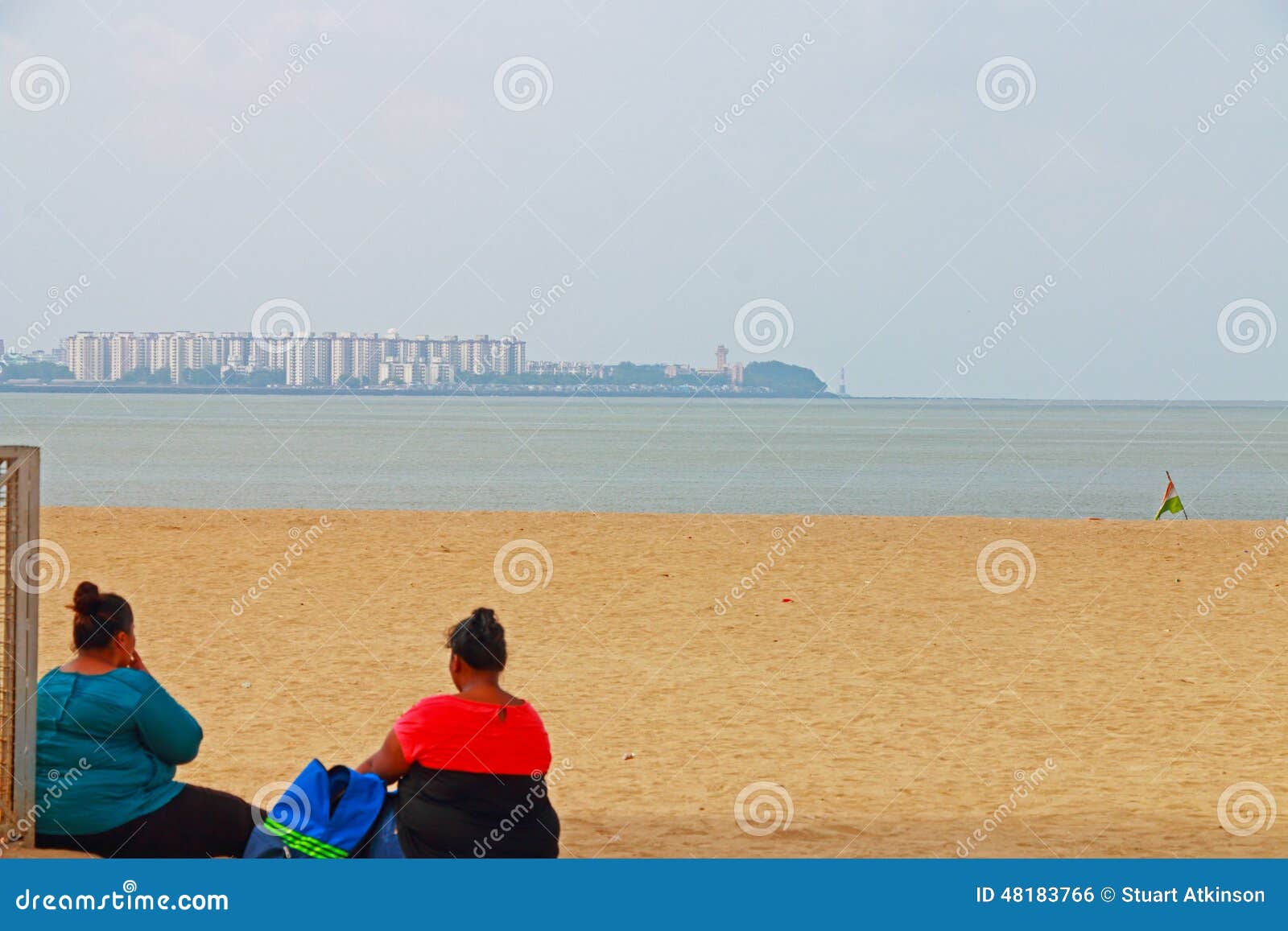 Two Ladies on the Beach Mumbai India Editorial Photo - Image of ocean ...