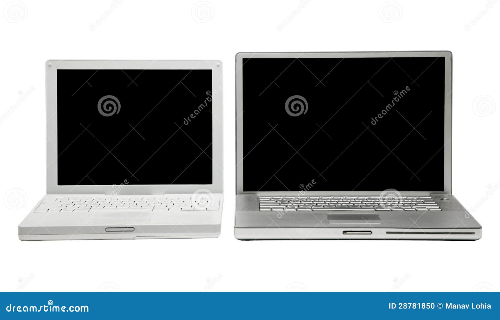 Two laptops stock photo. Image of objects, telecommunication - 28781850