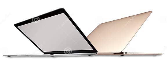 Two laptops stock image. Image of book, notebook, design - 66390113