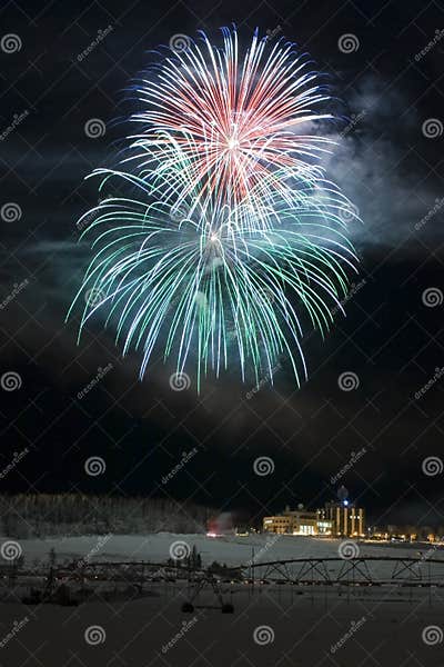 Two large fireballs stock image. Image of dark, celebration - 425017