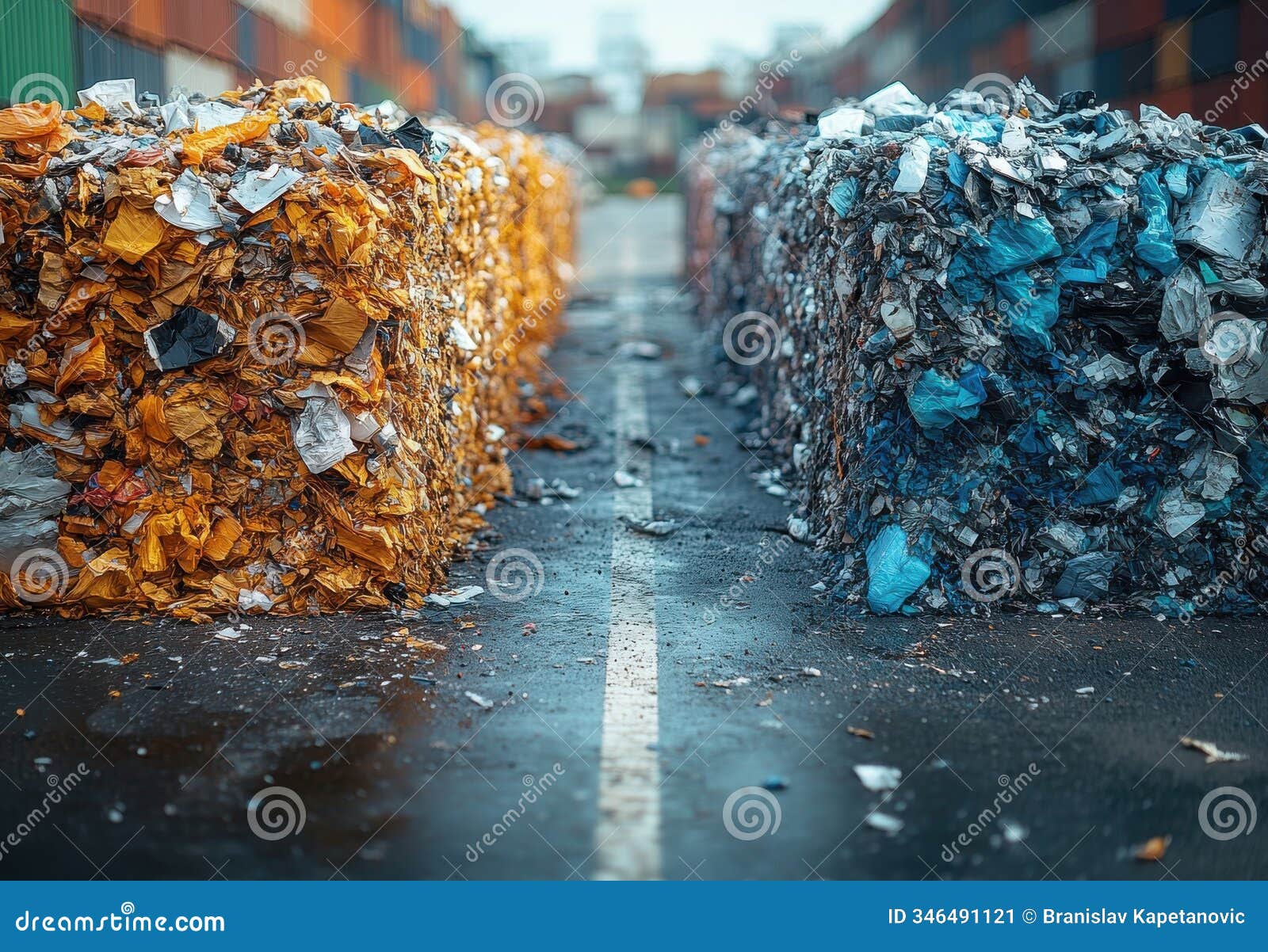 Large Piles Of Color Natural Stone Cubes For Making Outdoor Pavement ...