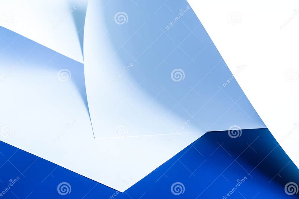 Two large sheets of paper. stock image. Image of banner - 280769105
