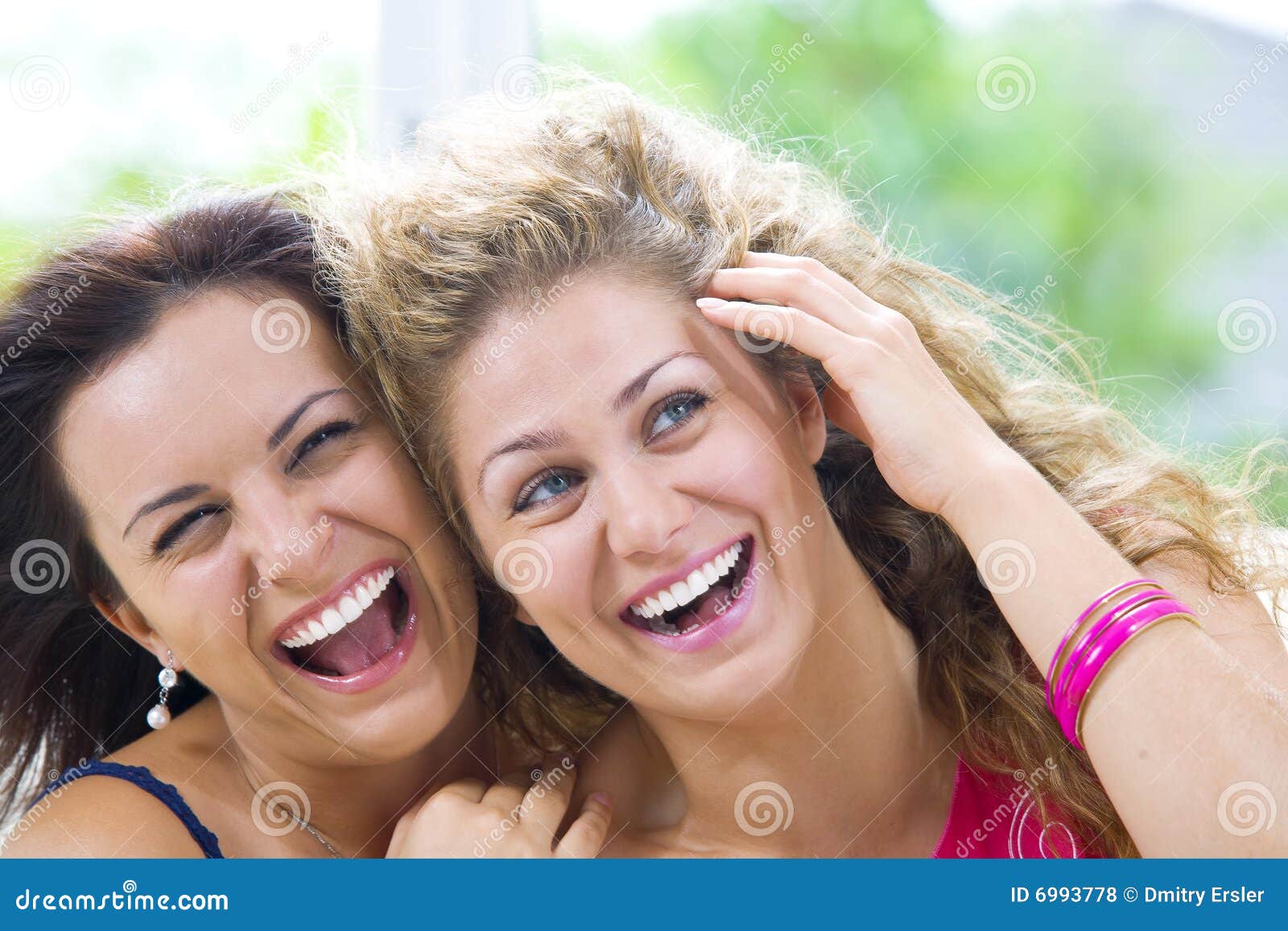 Two laughs stock photo. Image of casual, joyful, lesbian - 6993778